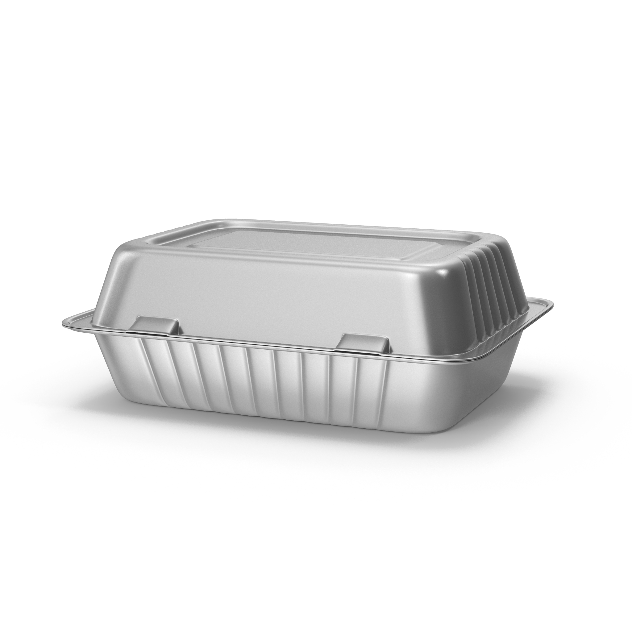 Silver Food Container 3D - TurboSquid 1910243