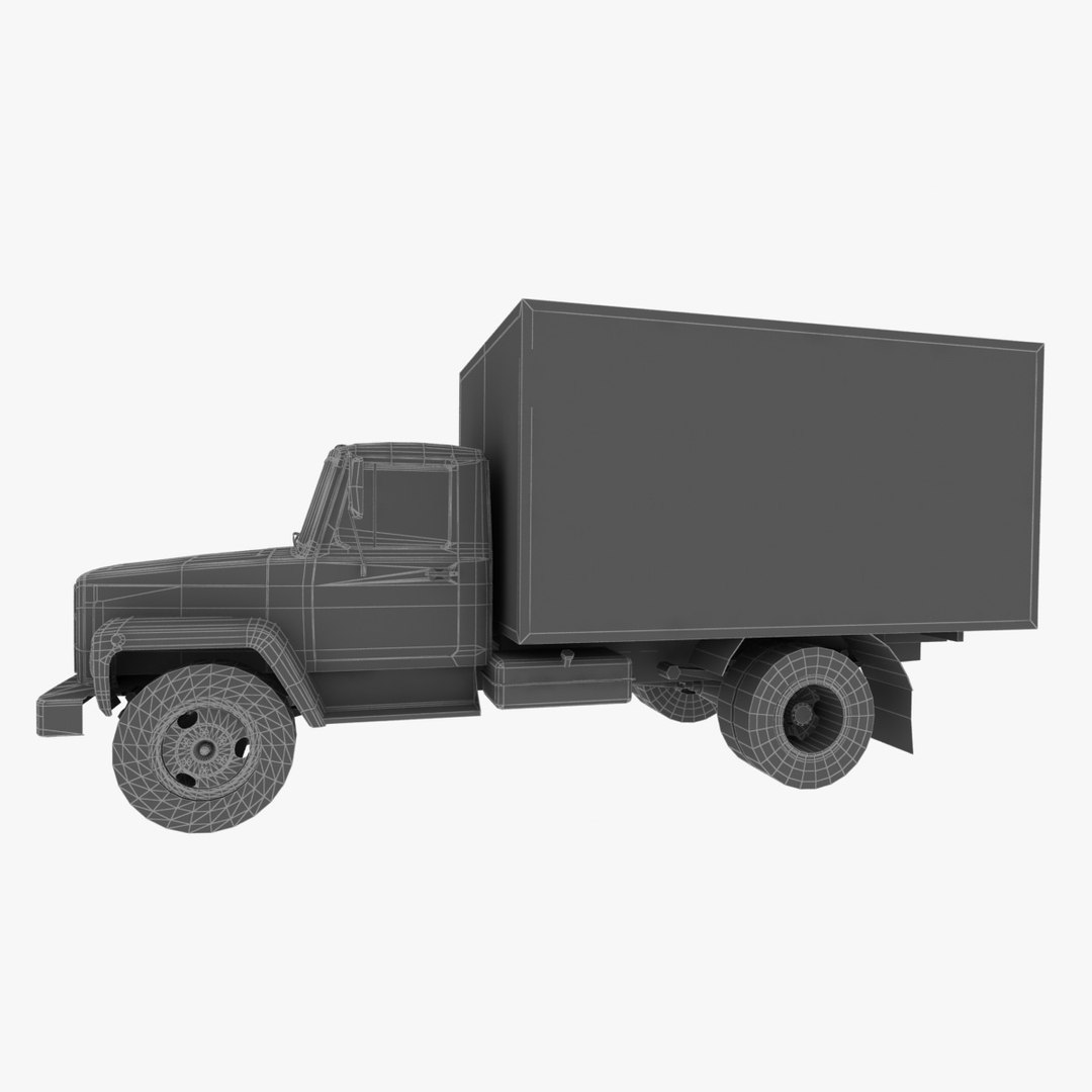 Russian Post Gaz 3307 3d Model