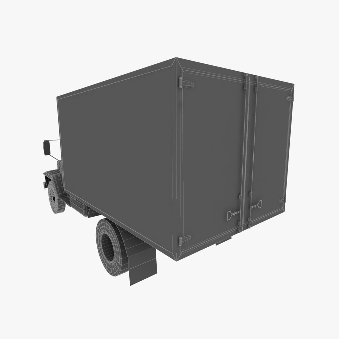 Russian Post Gaz 3307 3d Model
