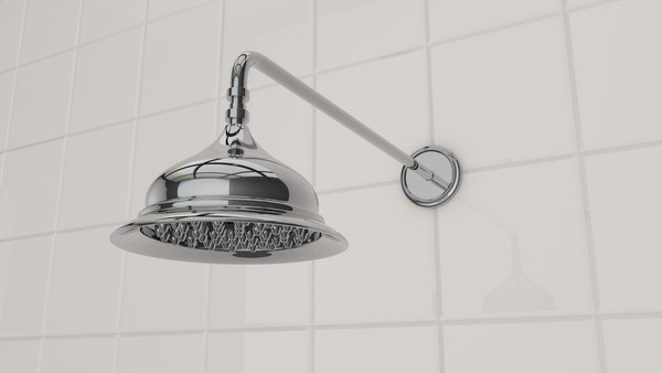 3D model retro shower head - TurboSquid 1229543