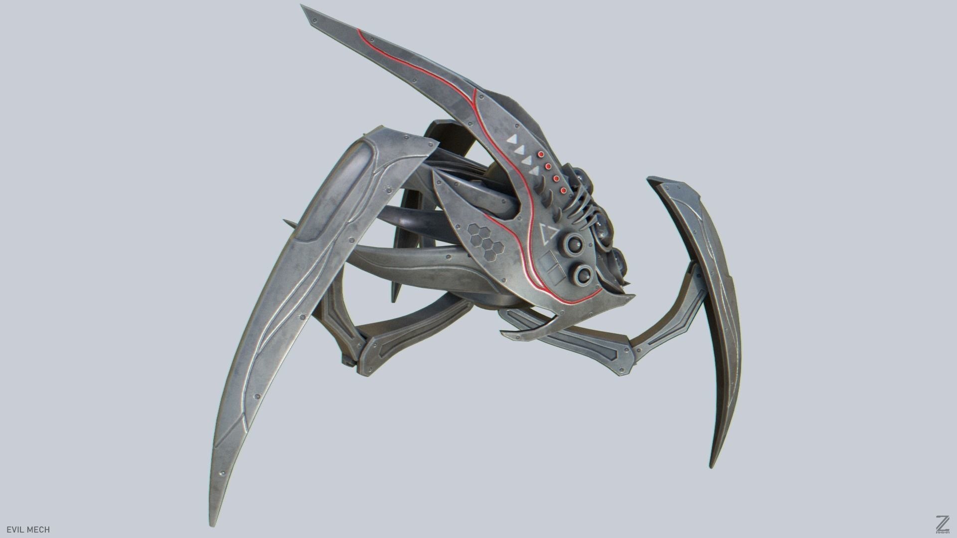 Evil Mech 3D Model - TurboSquid 2386024