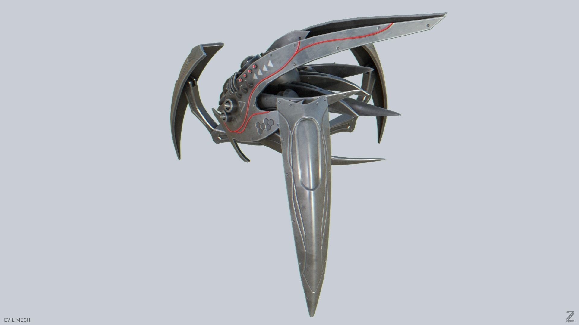 Evil Mech 3D Model - TurboSquid 2386024