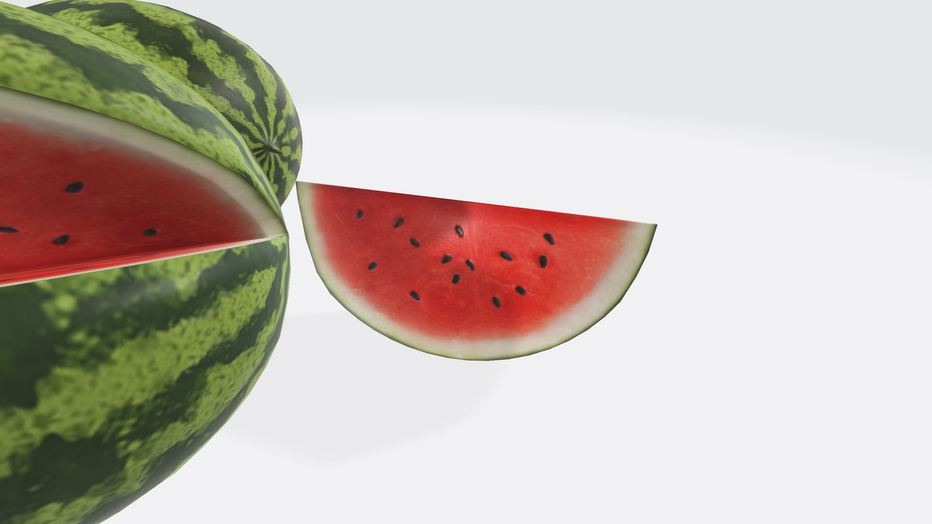 3D Watermelon Model - TurboSquid 1867058