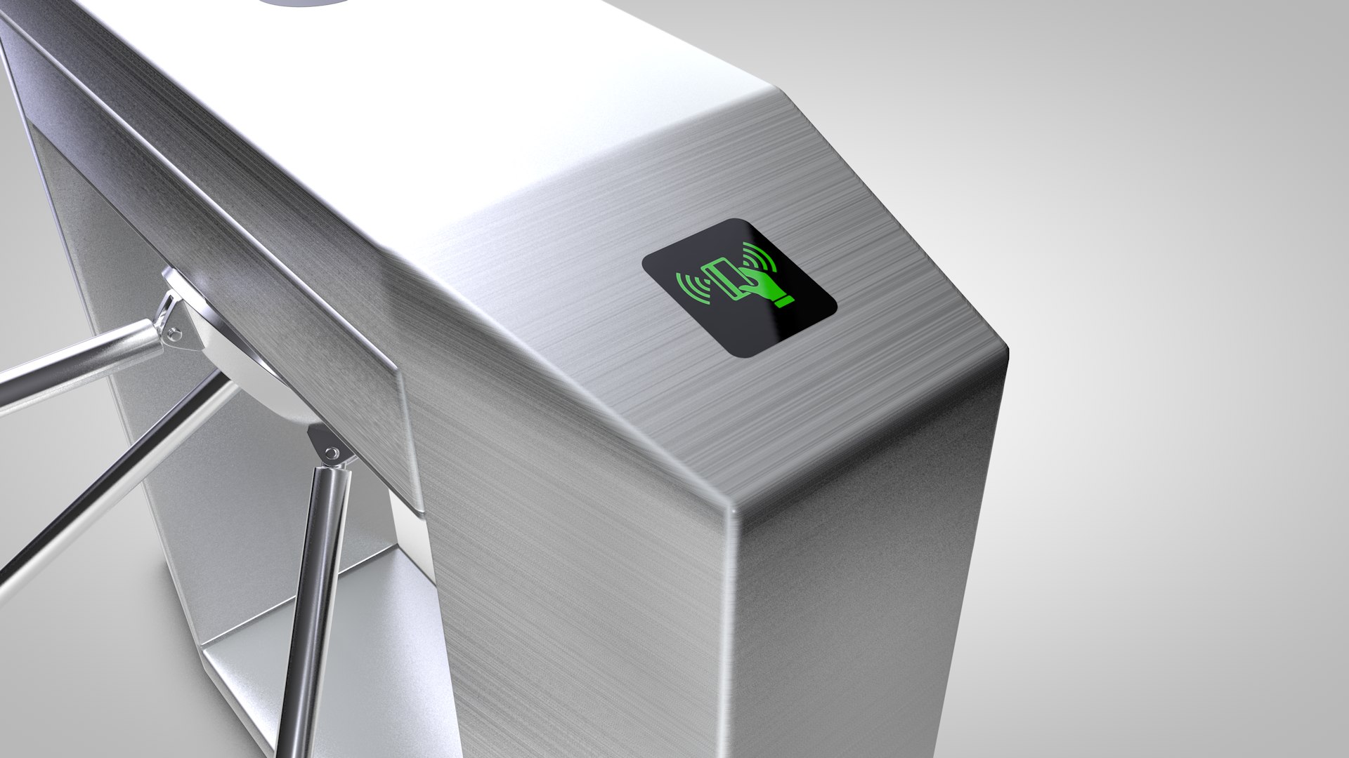 Turn Style Access 3D Model - TurboSquid 1187052