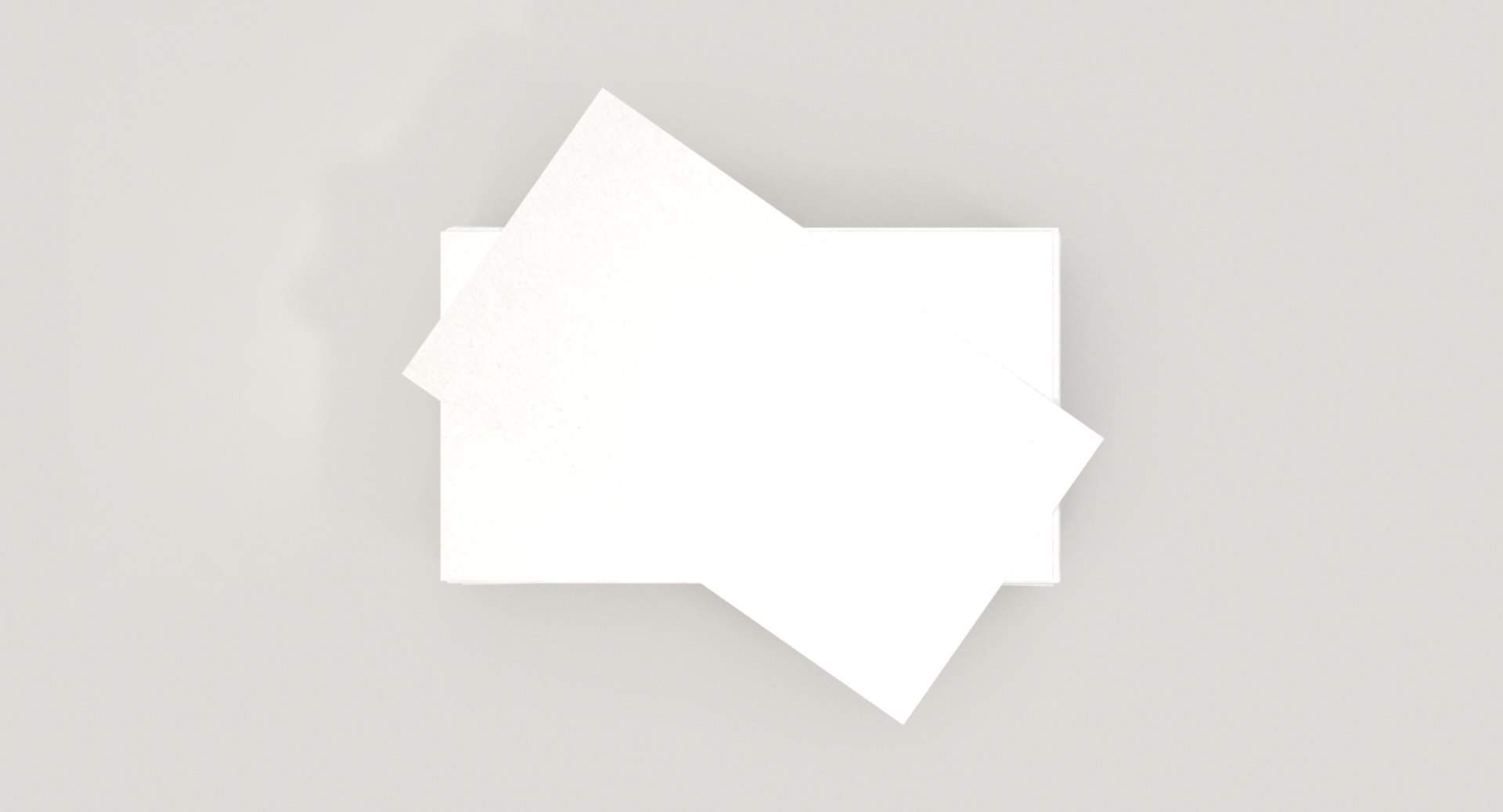 3d Stack Business Cards Model