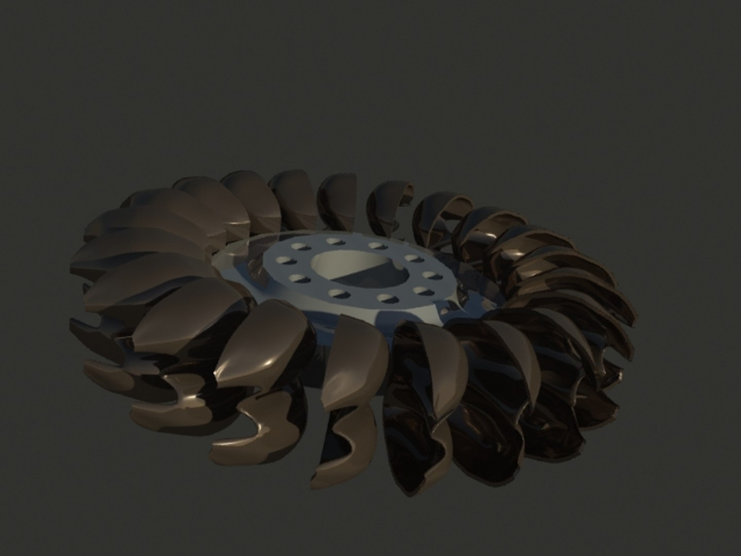 Turbine Pelton 3ds