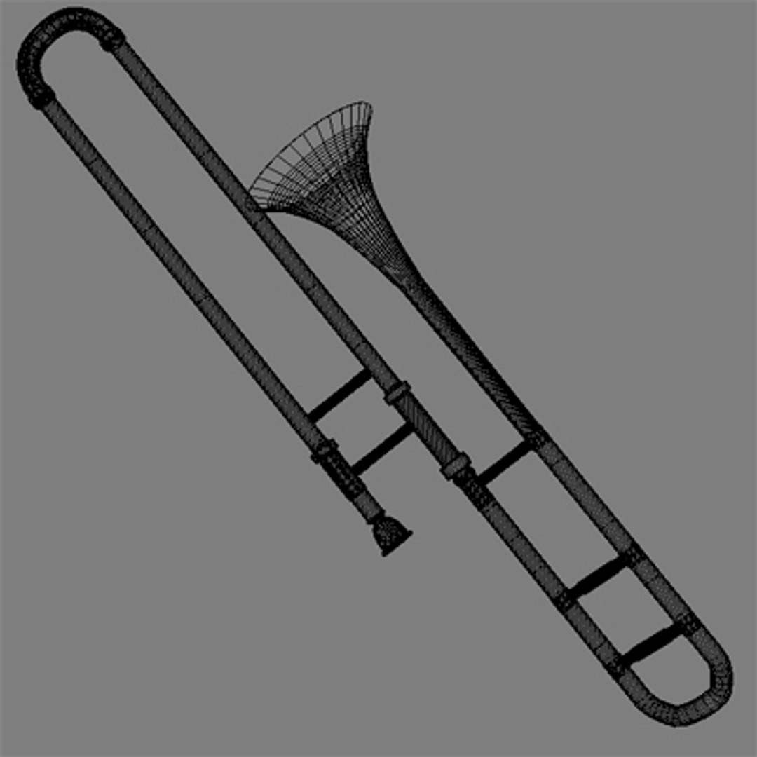 Trombone 3d Model