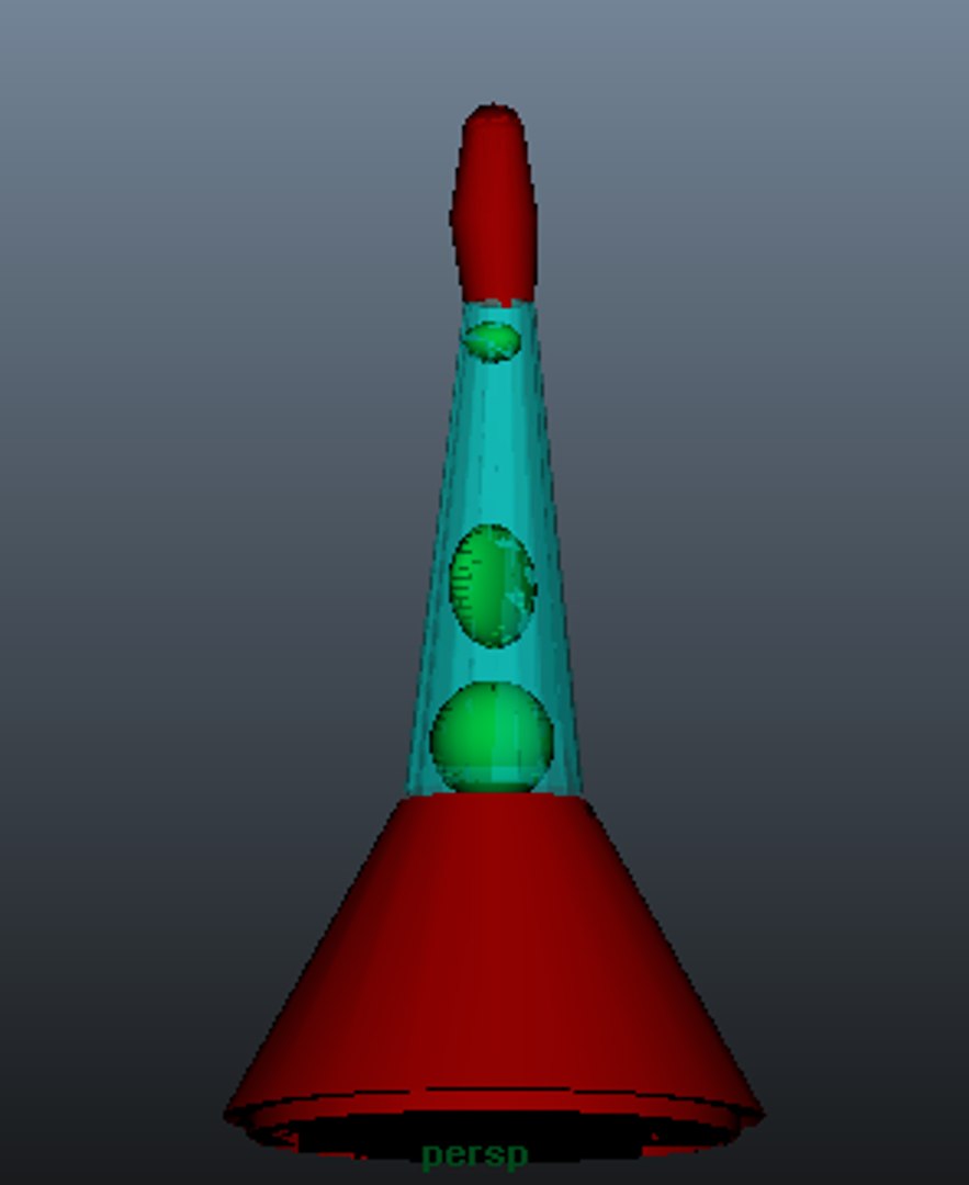 Free Complex Lava Lamp 3d Model