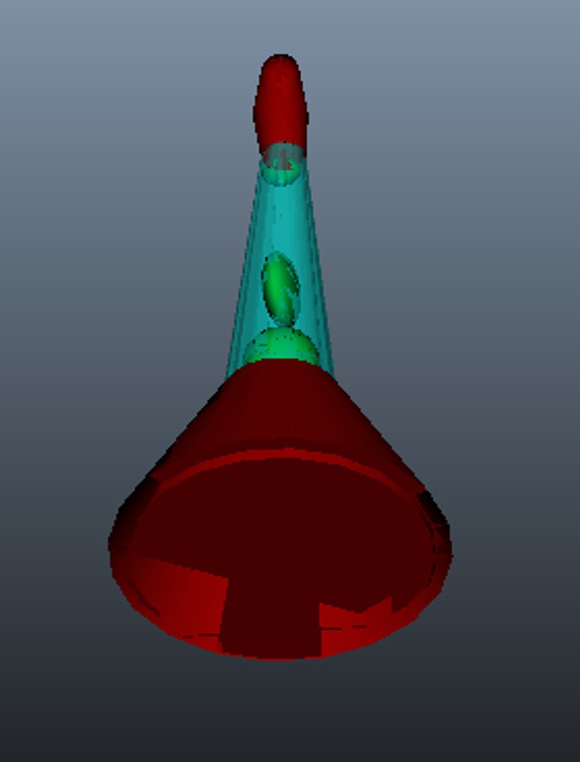 Free Complex Lava Lamp 3d Model