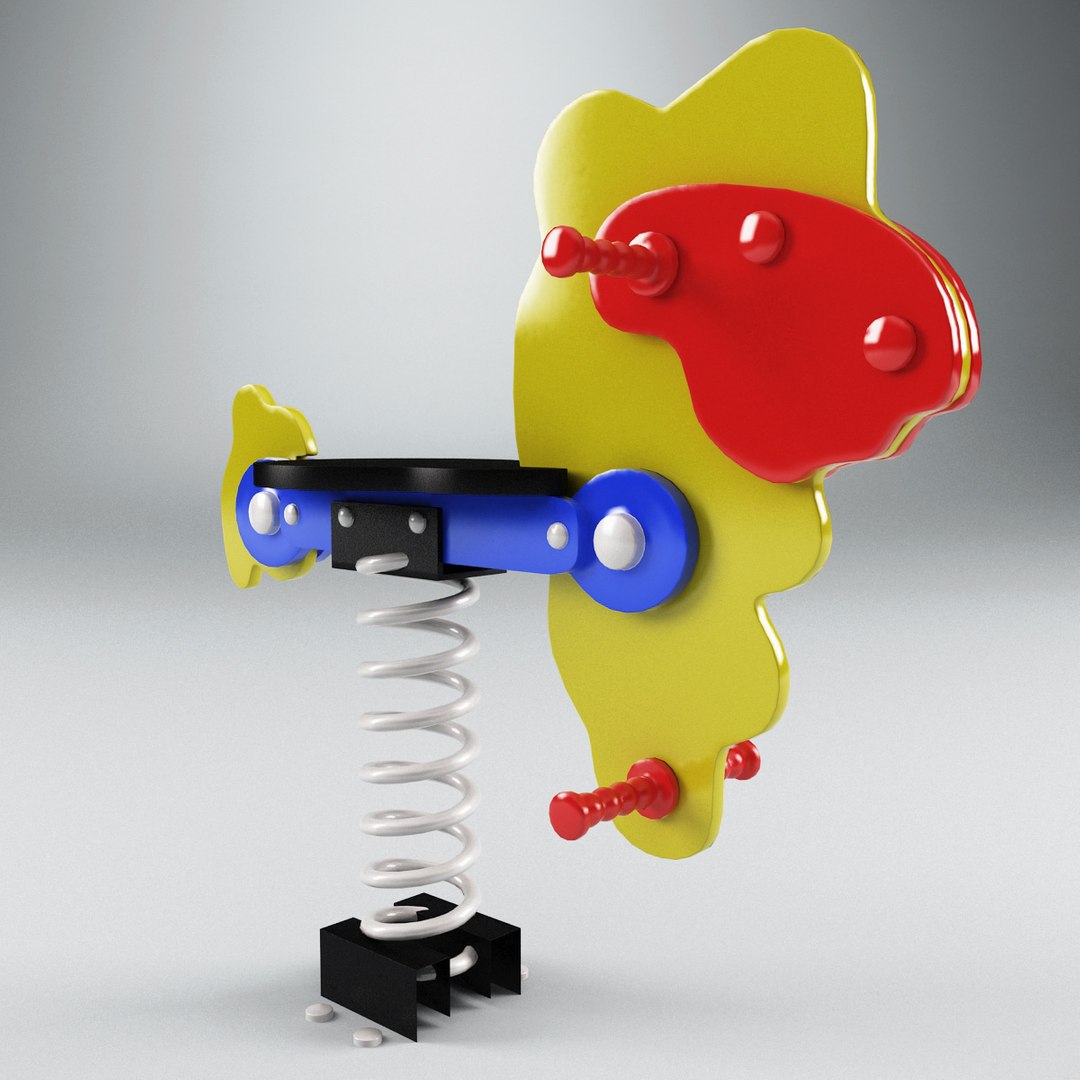 3d model spring swings v3