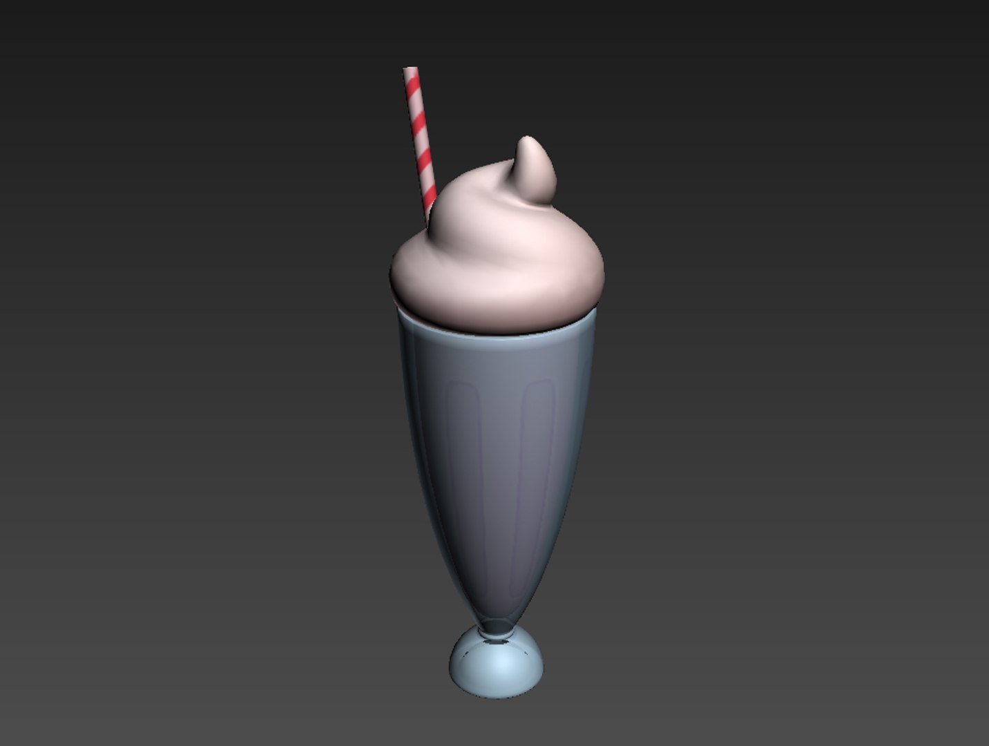 3D Milkshake Milk Shake Model - TurboSquid 1459090