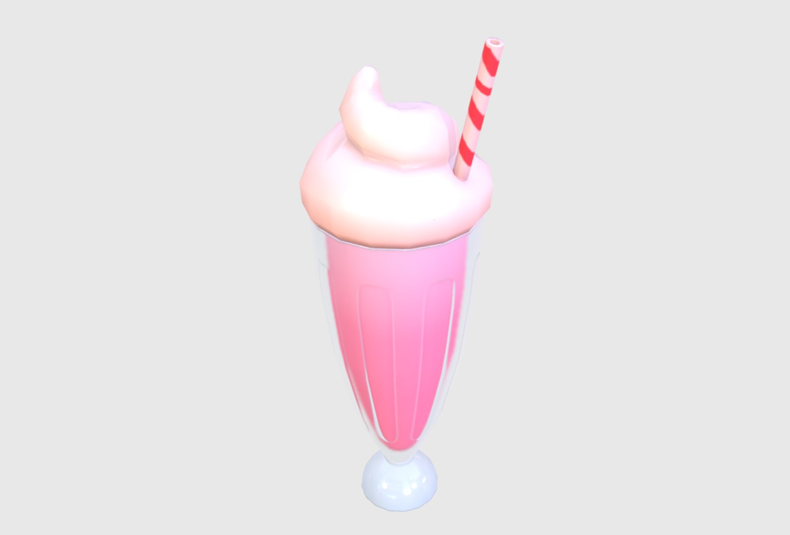 3D Milkshake Milk Shake Model - TurboSquid 1459090