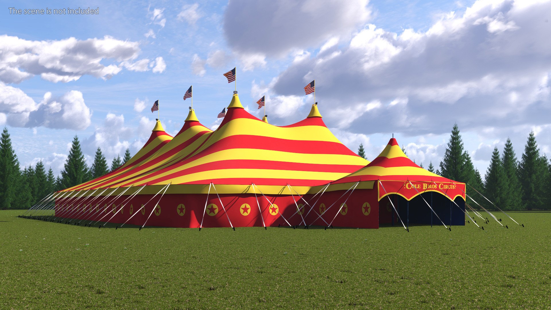 3D Circus Big Top Tent - TurboSquid 2112871
