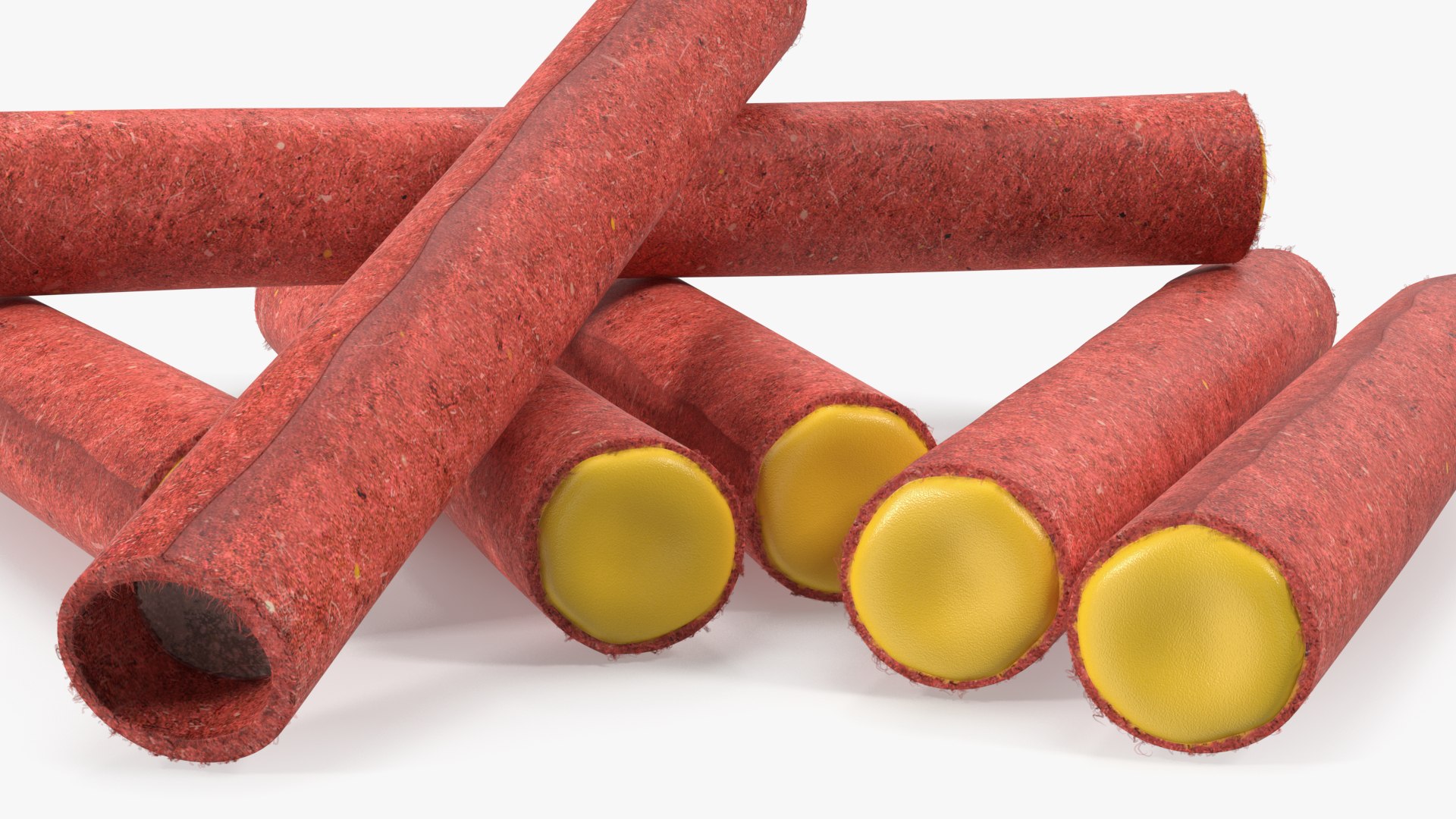 3D Pile Of Firecrackers Fur - TurboSquid 2195772