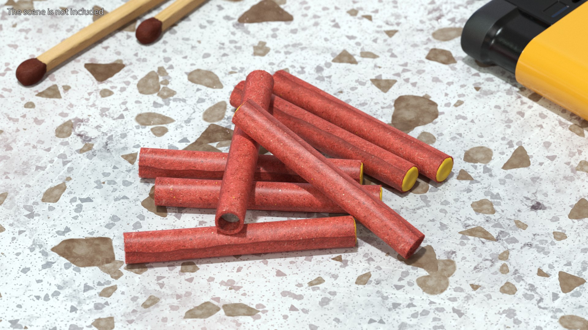 3D Pile Of Firecrackers Fur - TurboSquid 2195772