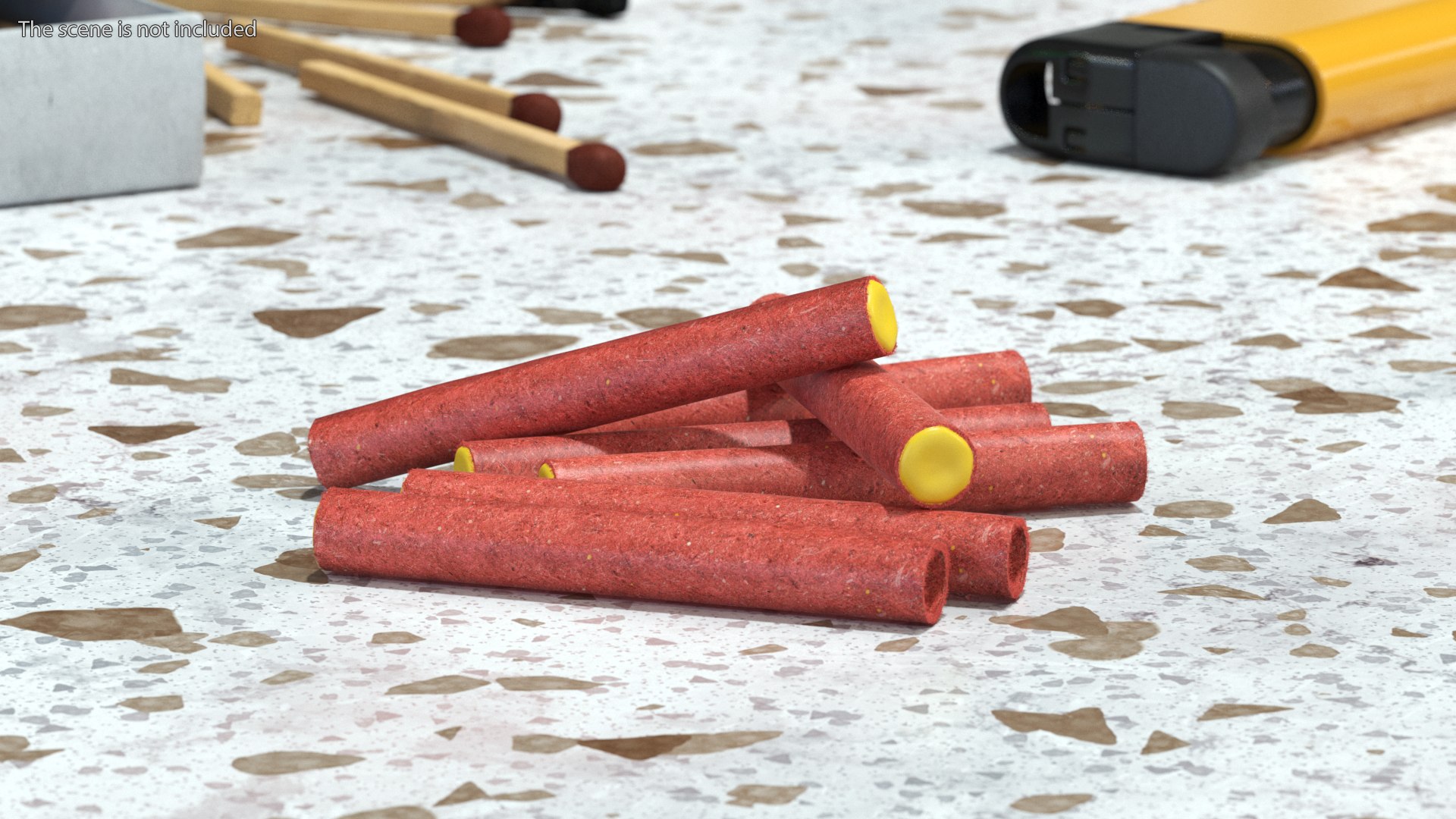 3D Pile Of Firecrackers Fur - TurboSquid 2195772