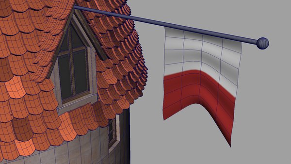 cartoon castle tower 3d ma