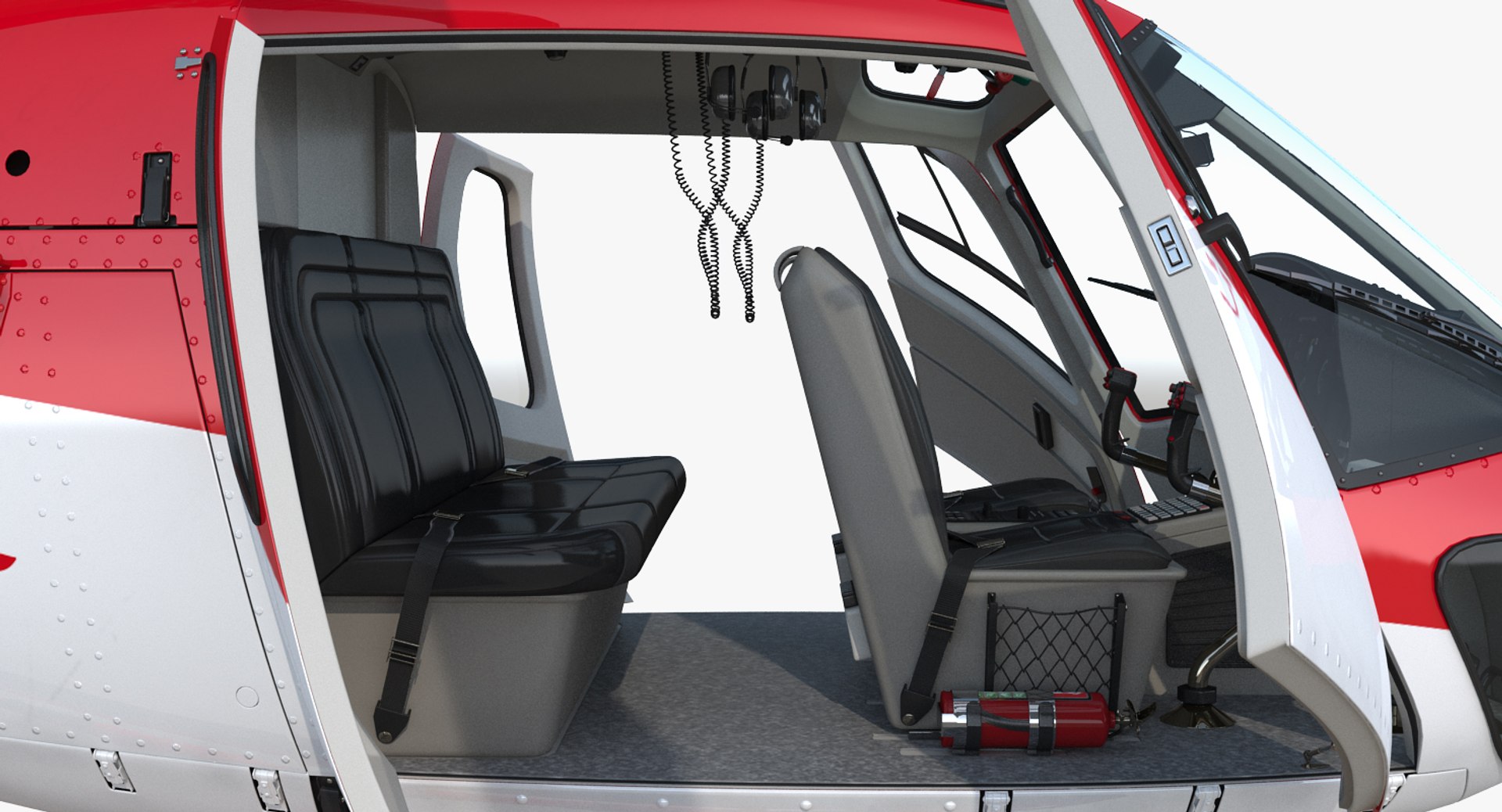 Medical transport helicopter eurocopter 3D model - TurboSquid 1179023