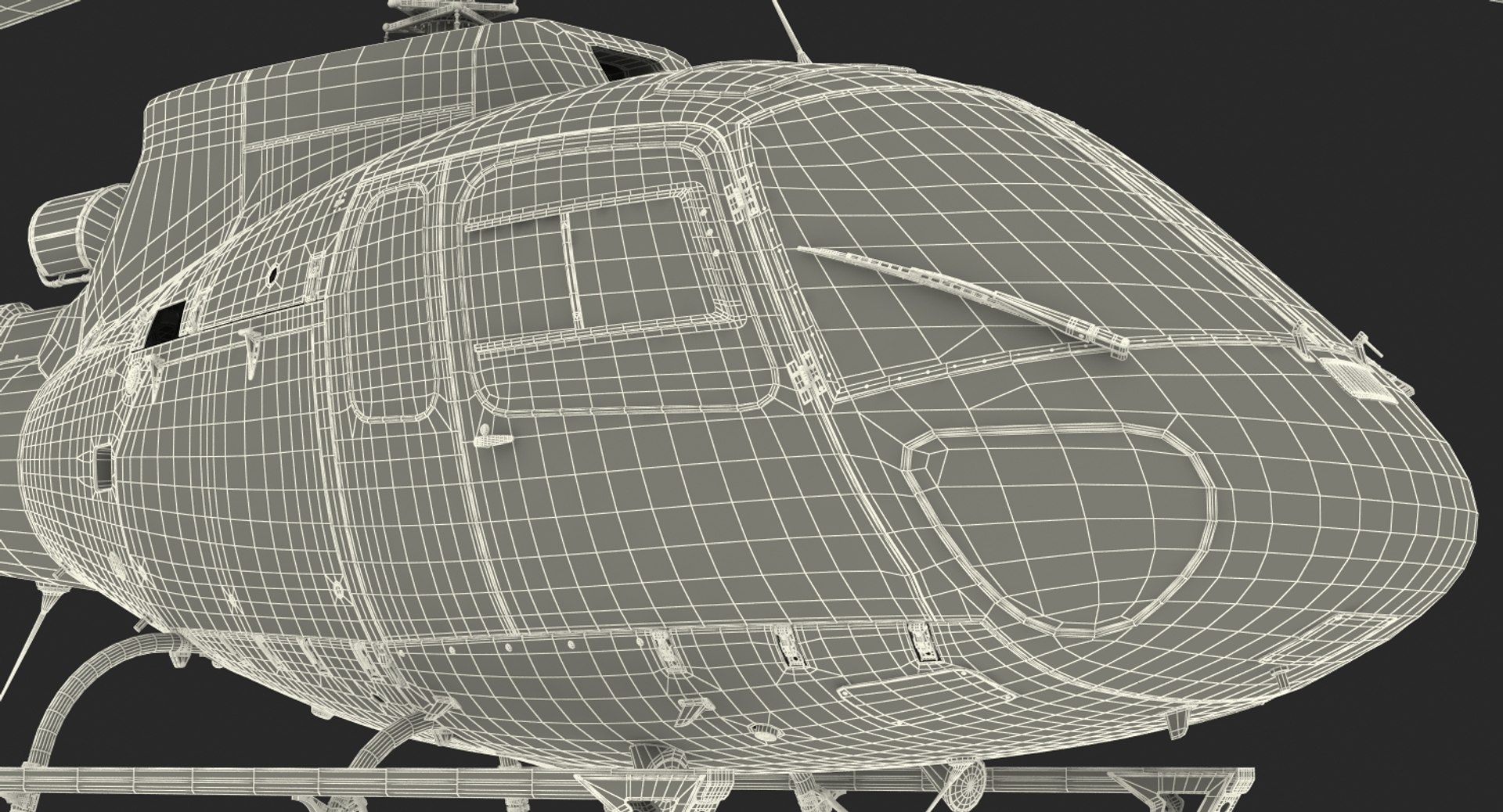 Medical Transport Helicopter Eurocopter 3D Model - TurboSquid 1179023