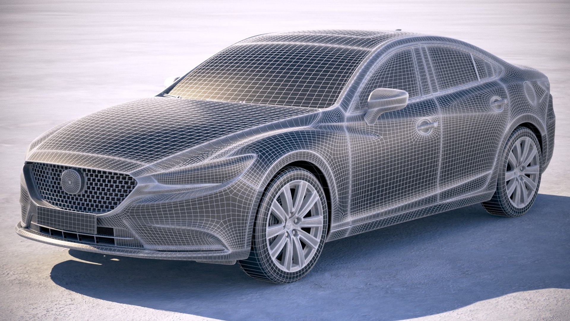 3D Sedan Mazda 6 - TurboSquid 1237389