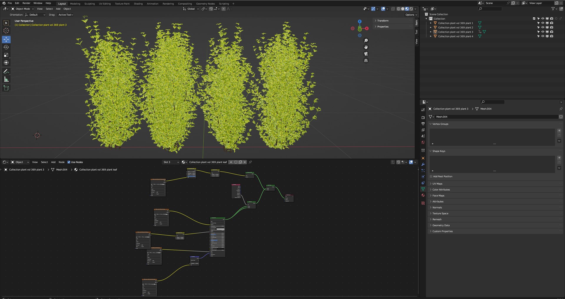 3D Collection plant vol 369 - blender model - TurboSquid 2095041