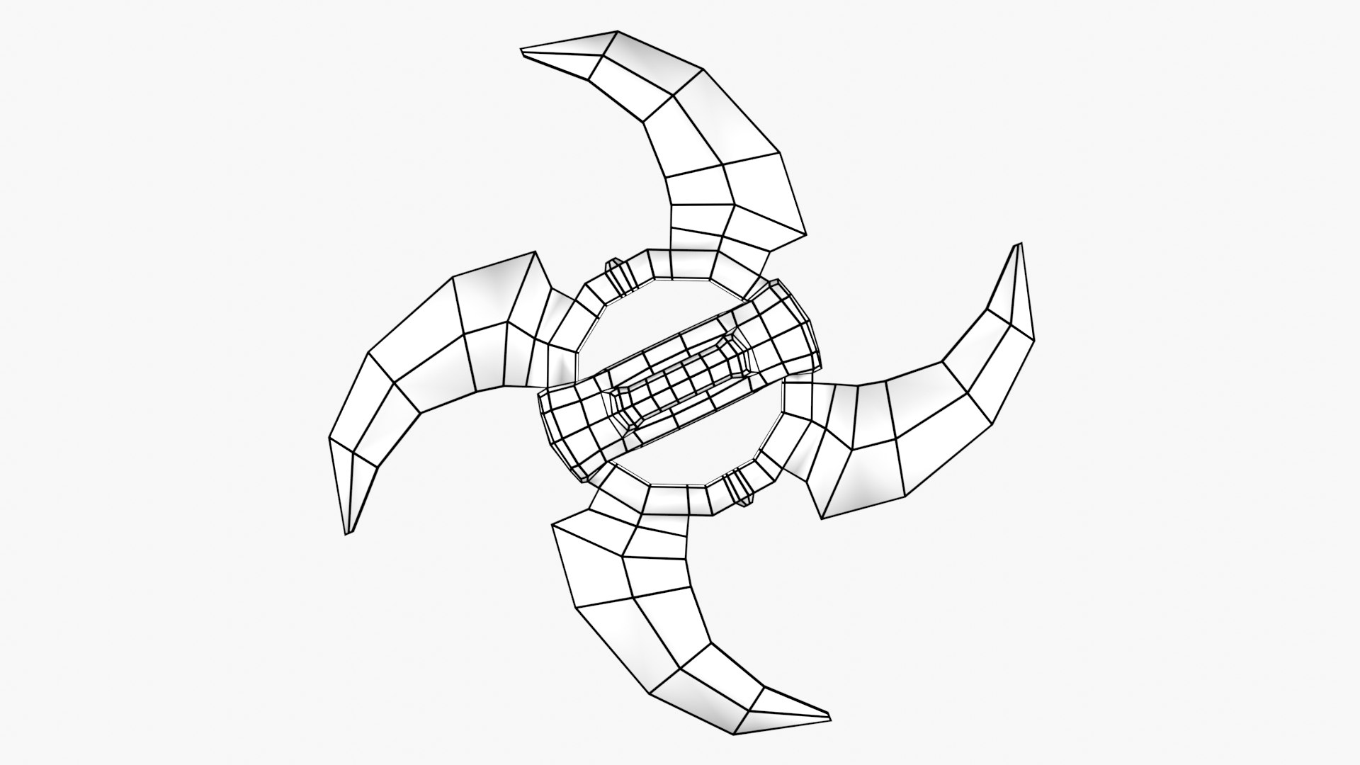 Stylized Shuriken Model - TurboSquid 1976664