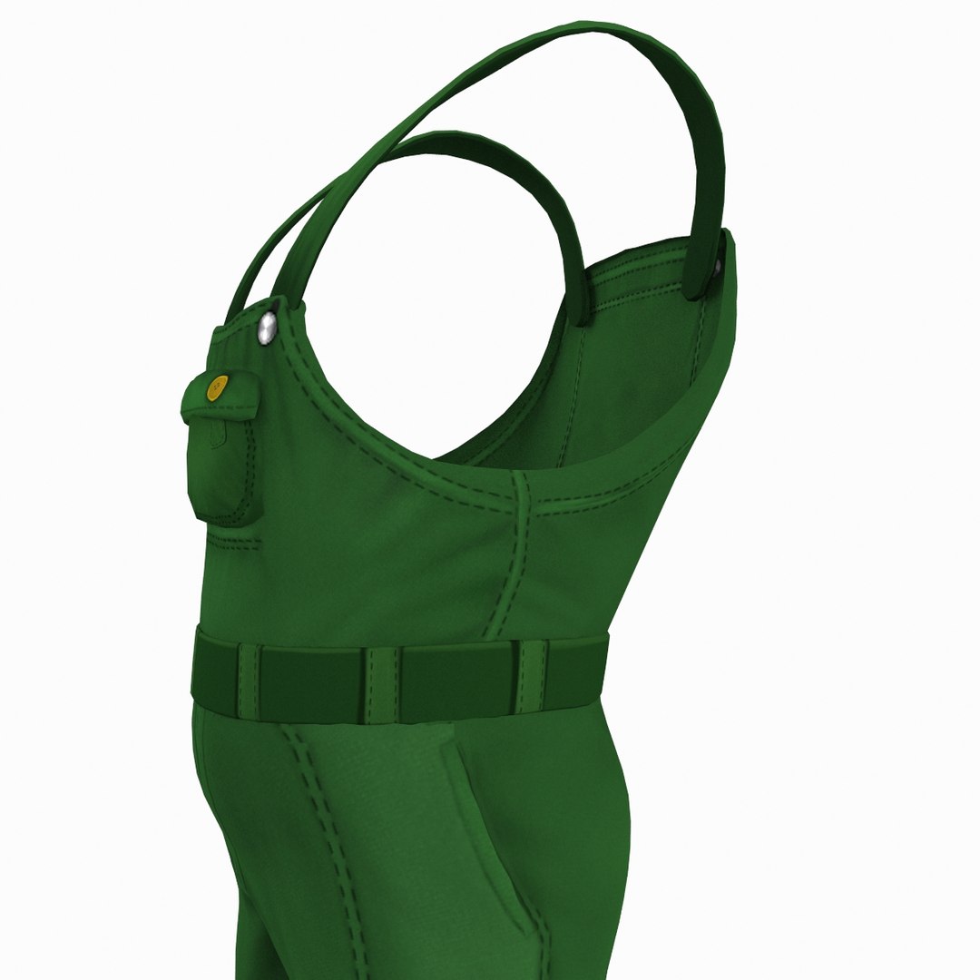 Coveralls Cartoon 3d Model