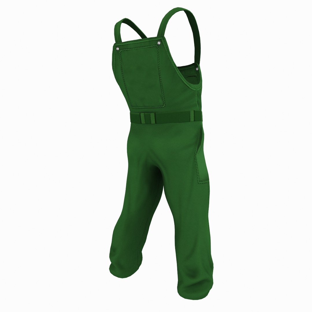 Coveralls Cartoon 3d Model