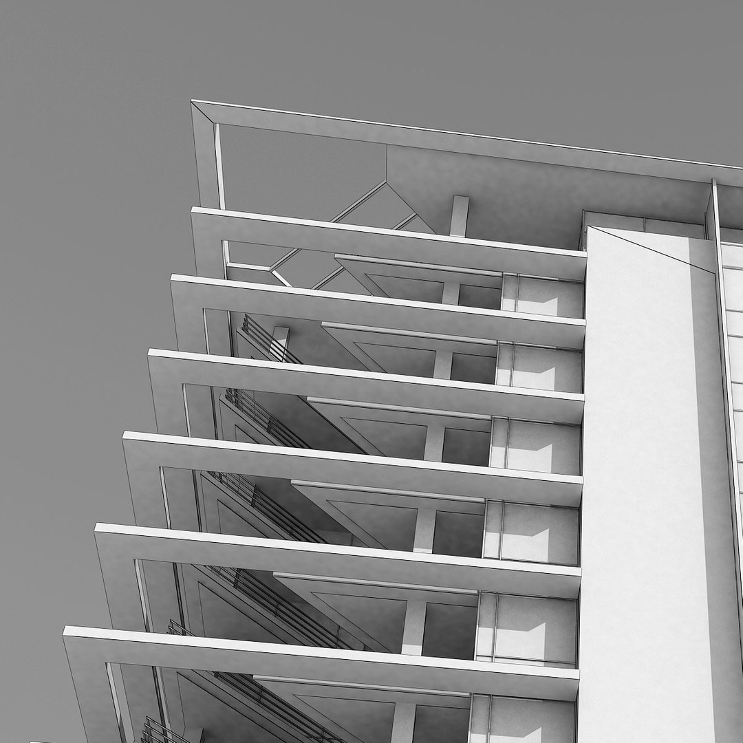 Modern Building 3d Max