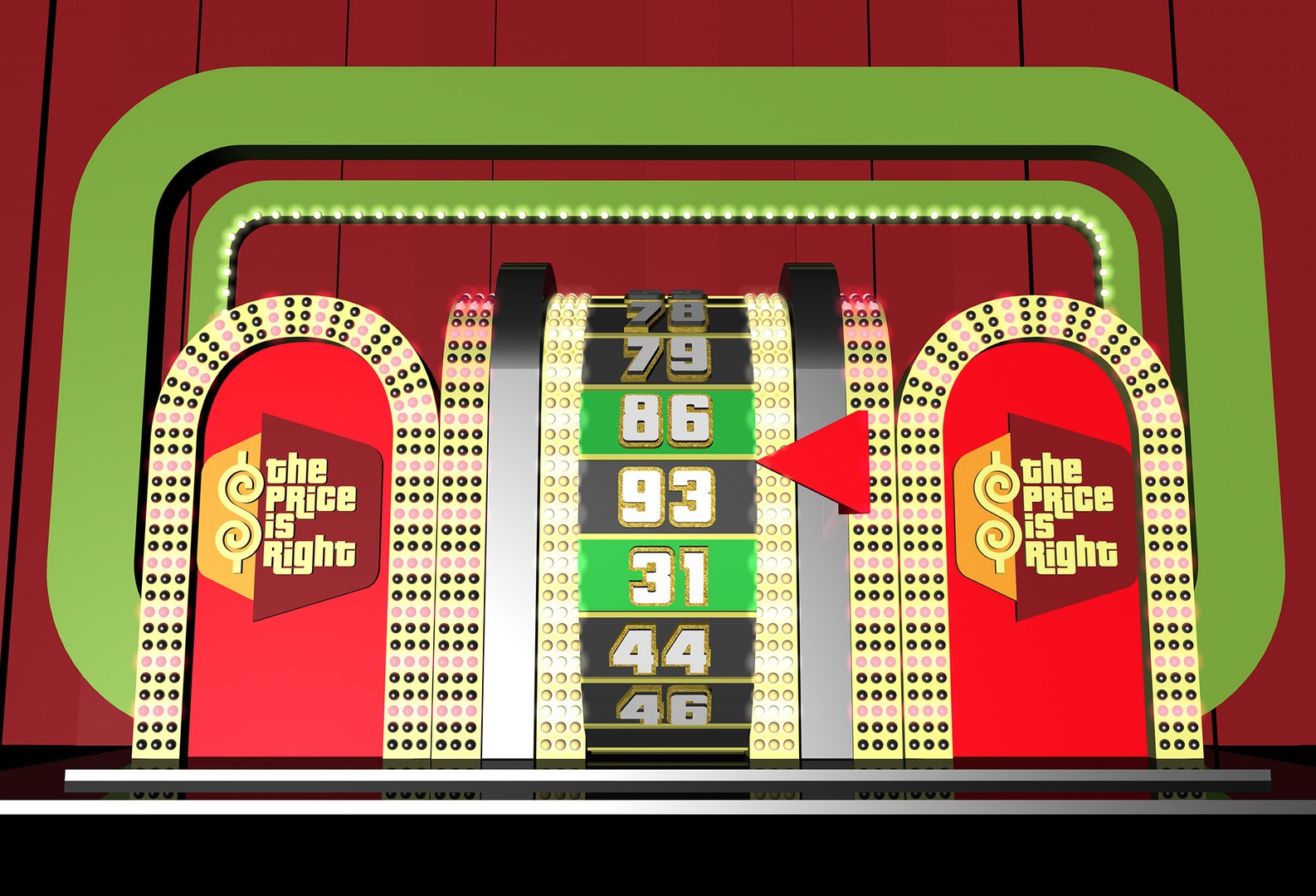 3d Price Right Set Wheel