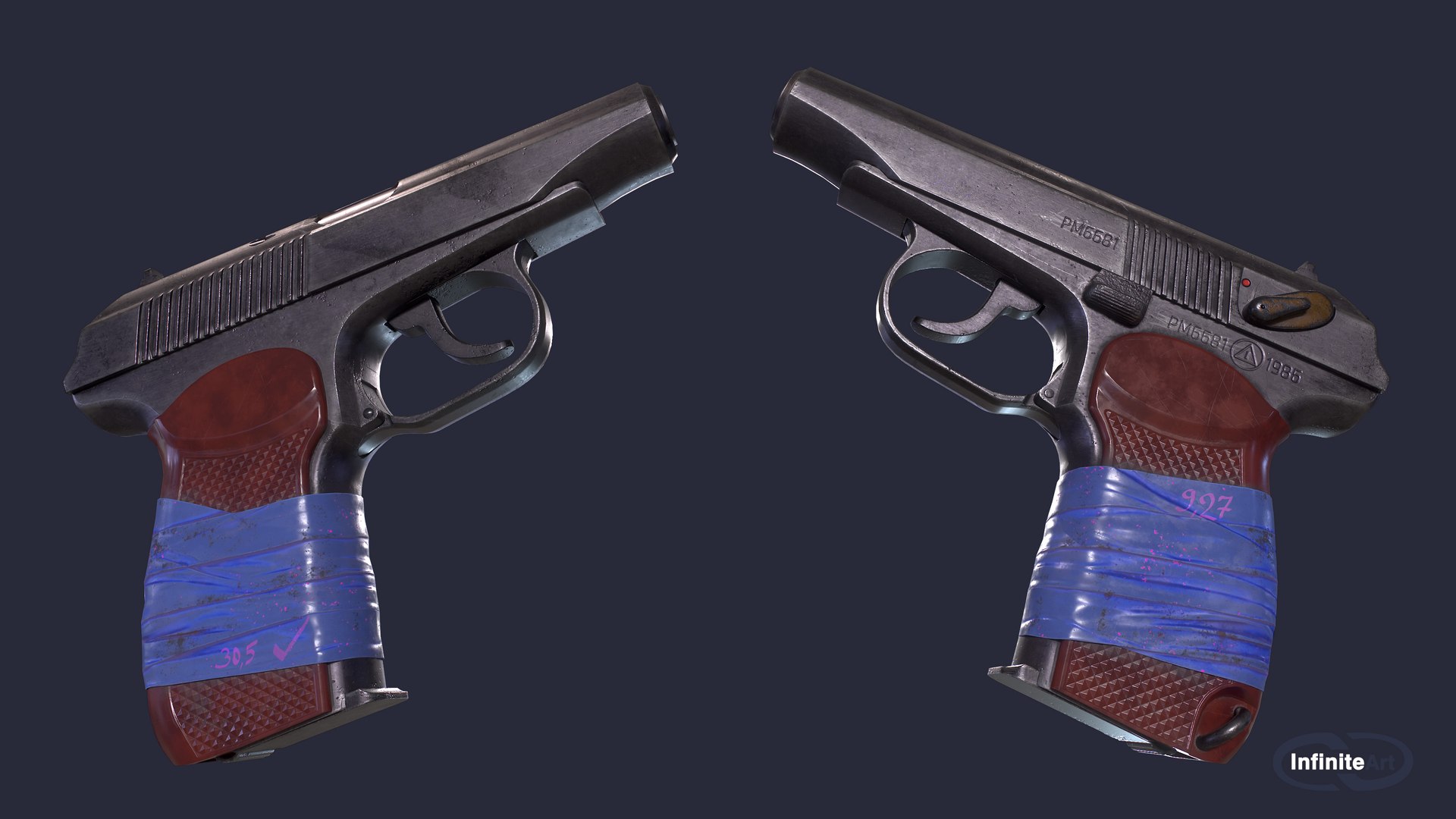 Makarov S Pistol 3D - TurboSquid 1876528
