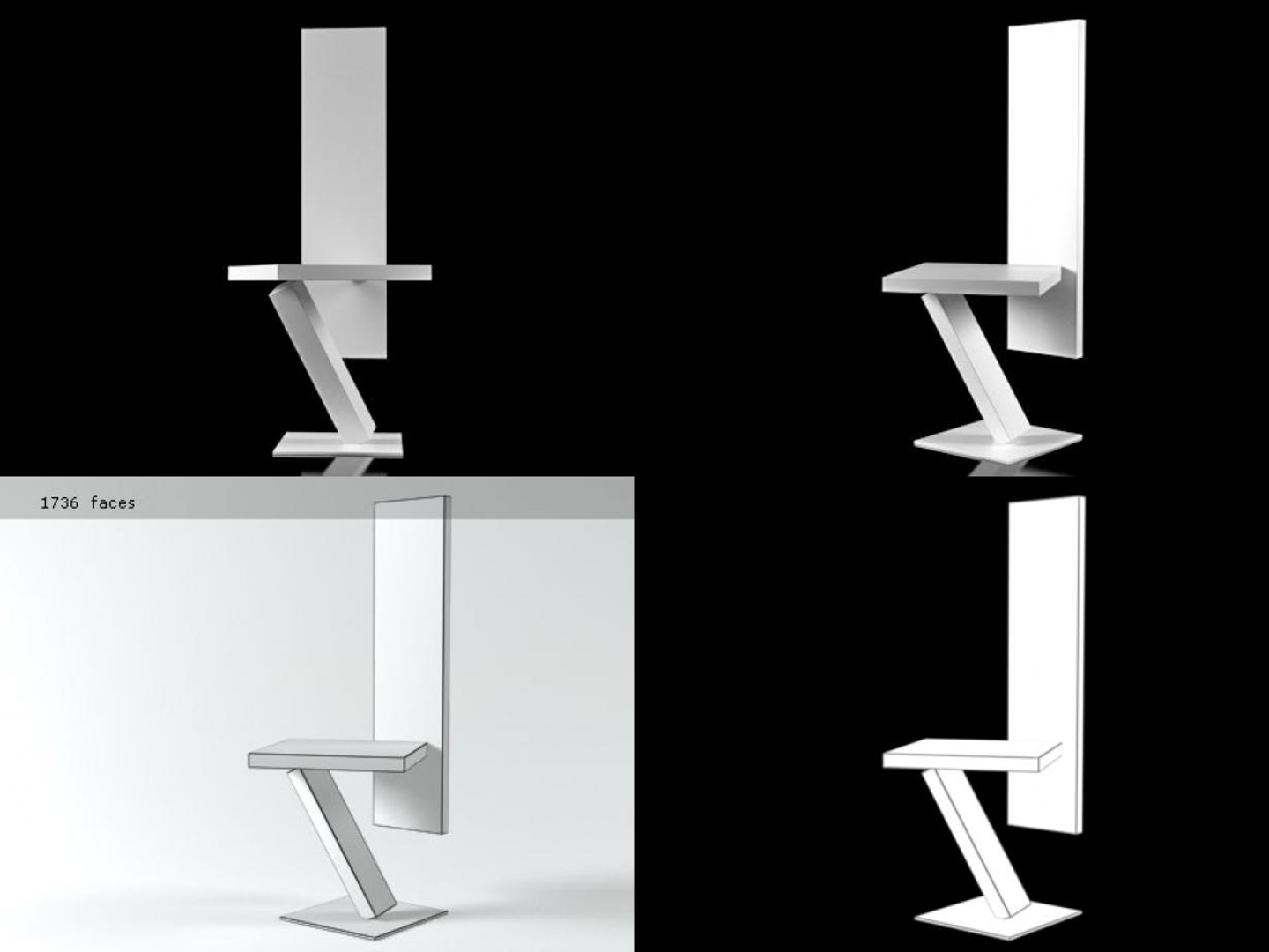 Element chair model - TurboSquid 1175568