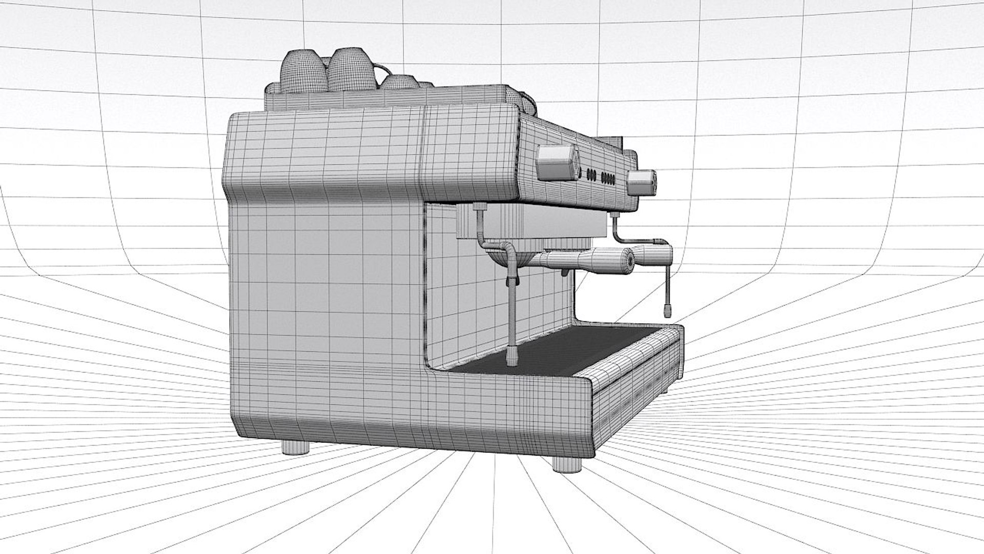3D coffee machine model - TurboSquid 1307162