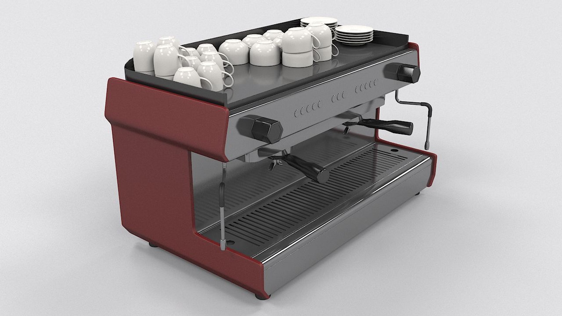 3D coffee machine model - TurboSquid 1307162