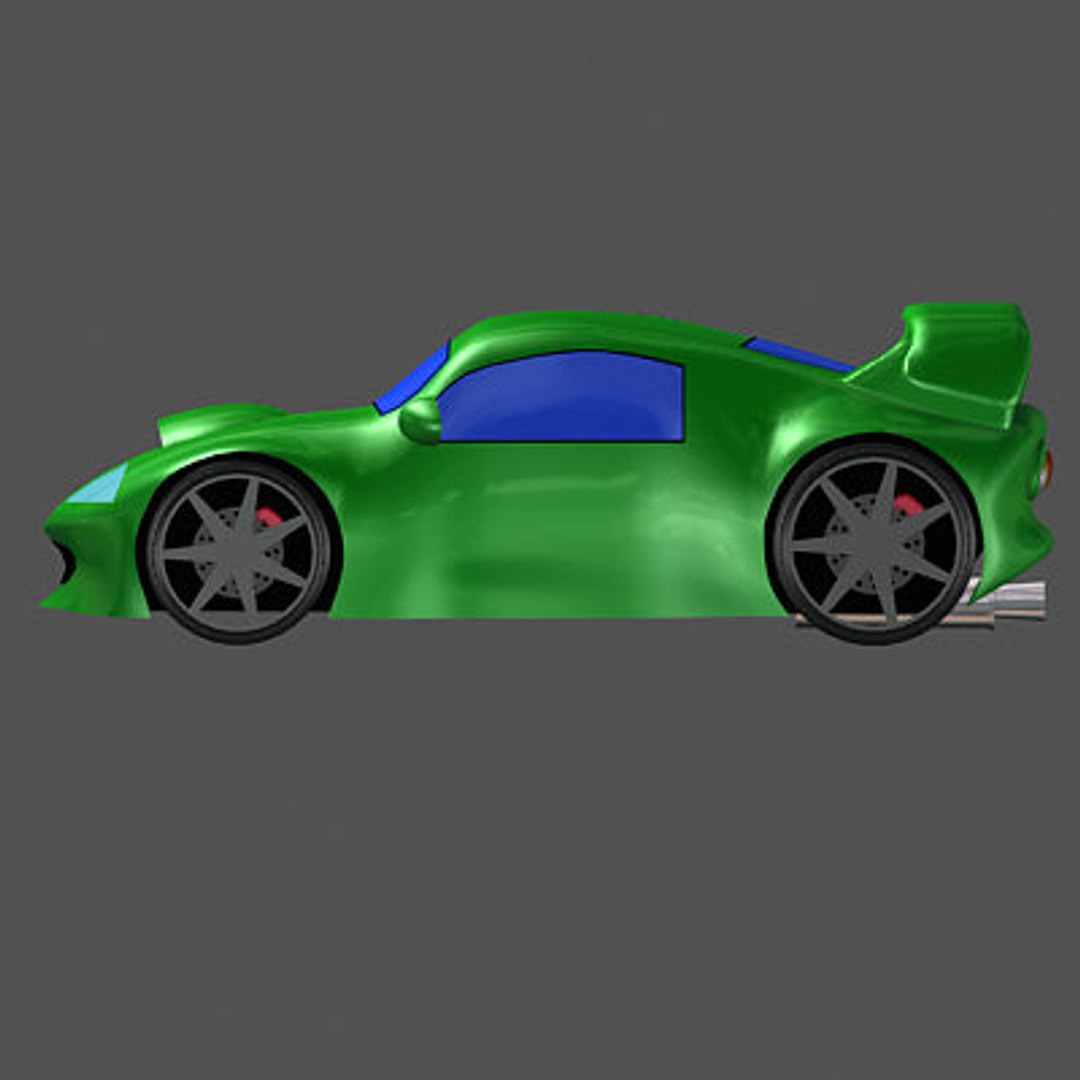 3d rally car model