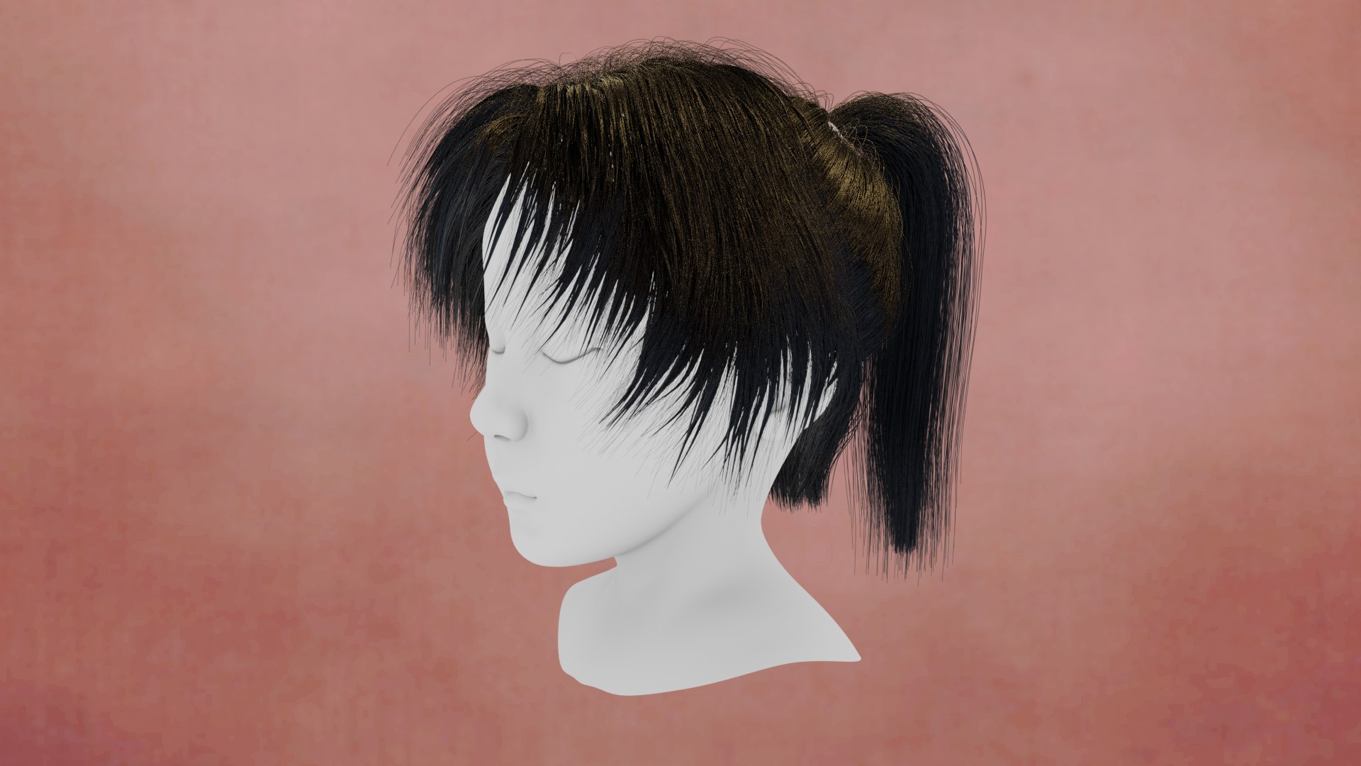 Hair KANO 3D Model - TurboSquid 2026913