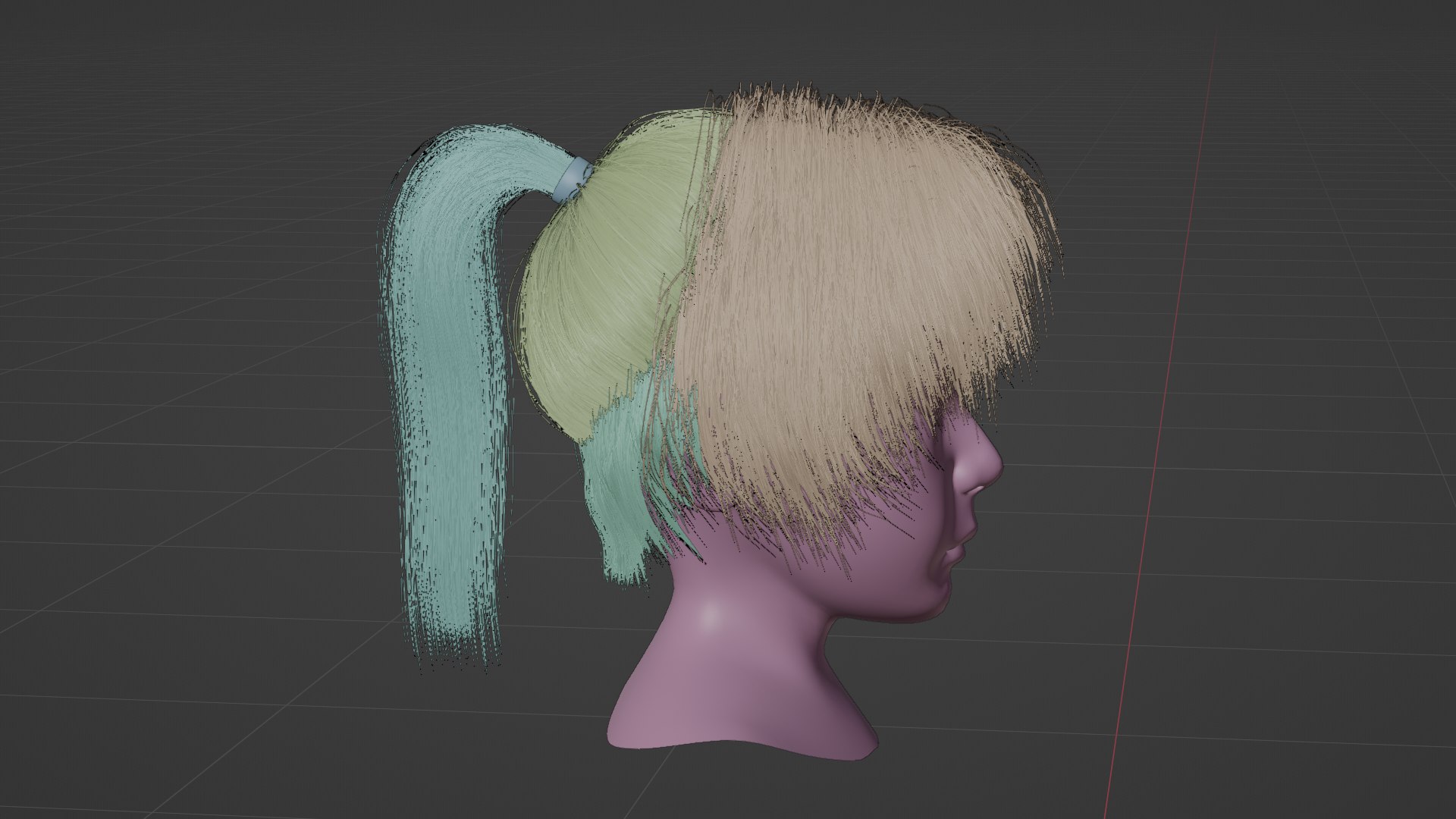 Hair KANO 3D Model - TurboSquid 2026913