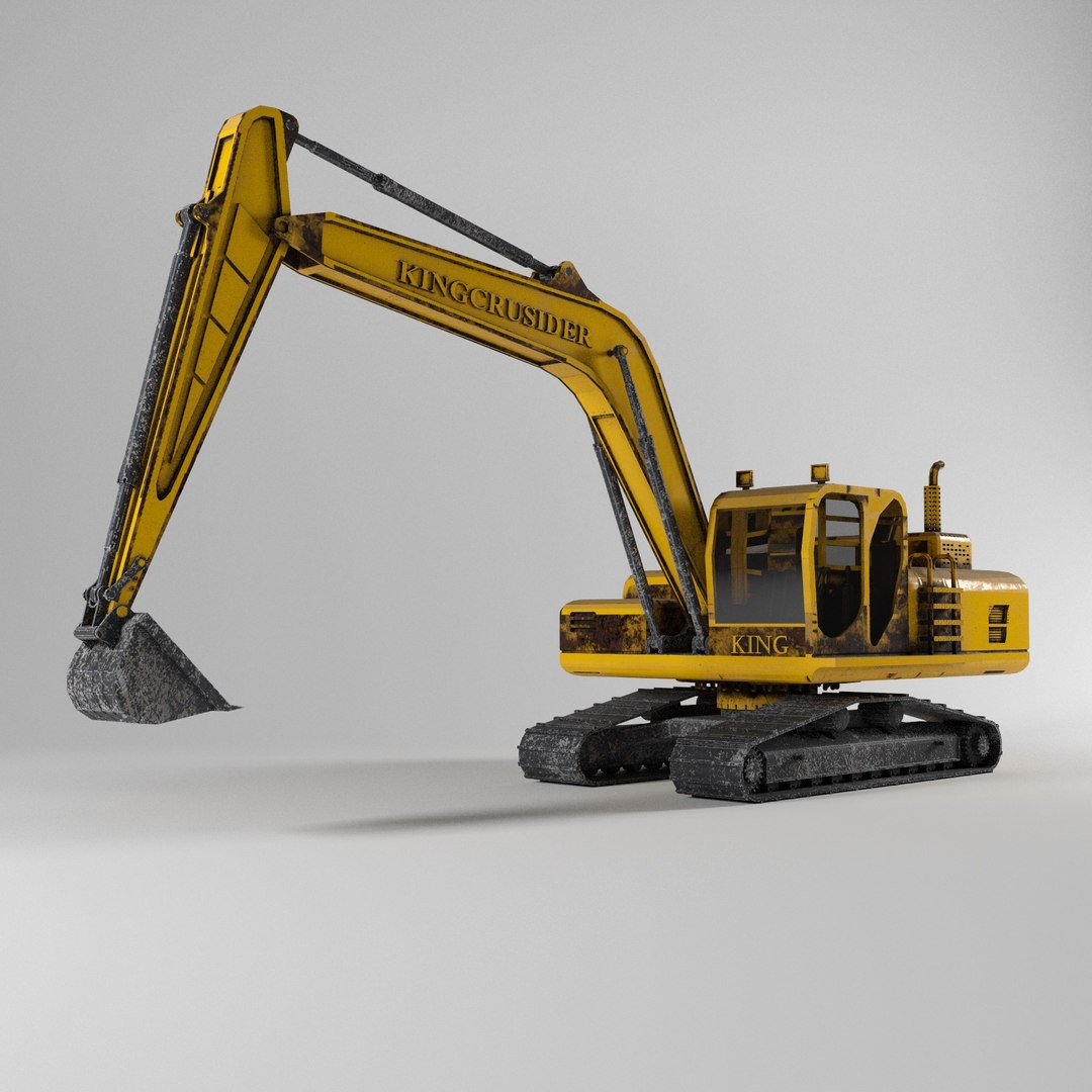 3D excavator - TurboSquid 1248731