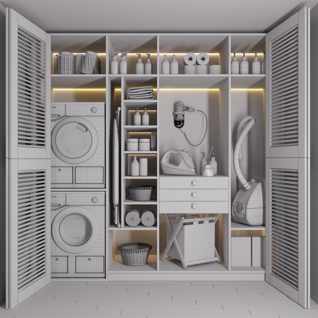 3D Laundry Room 004 - TurboSquid 1990695