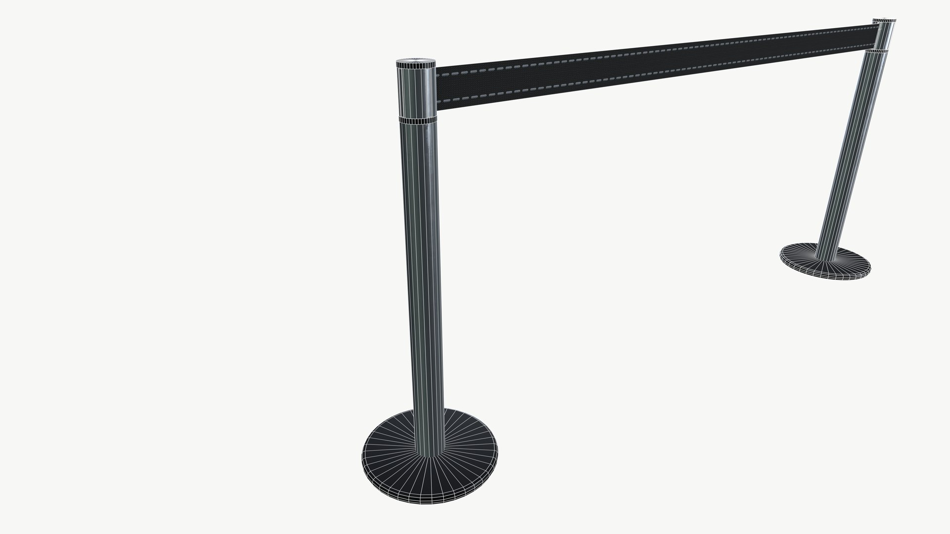 3D Steel Barricade Model - TurboSquid 2258092