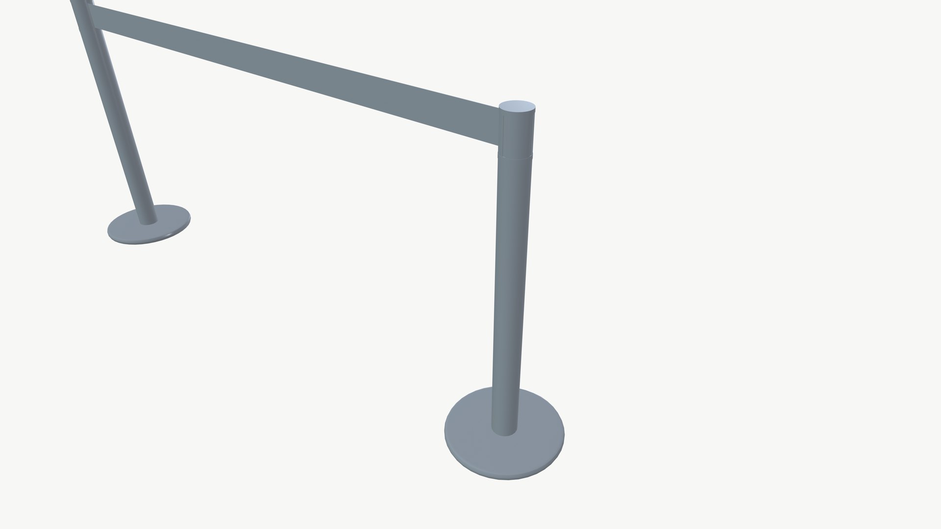 3D Steel Barricade Model - TurboSquid 2258092