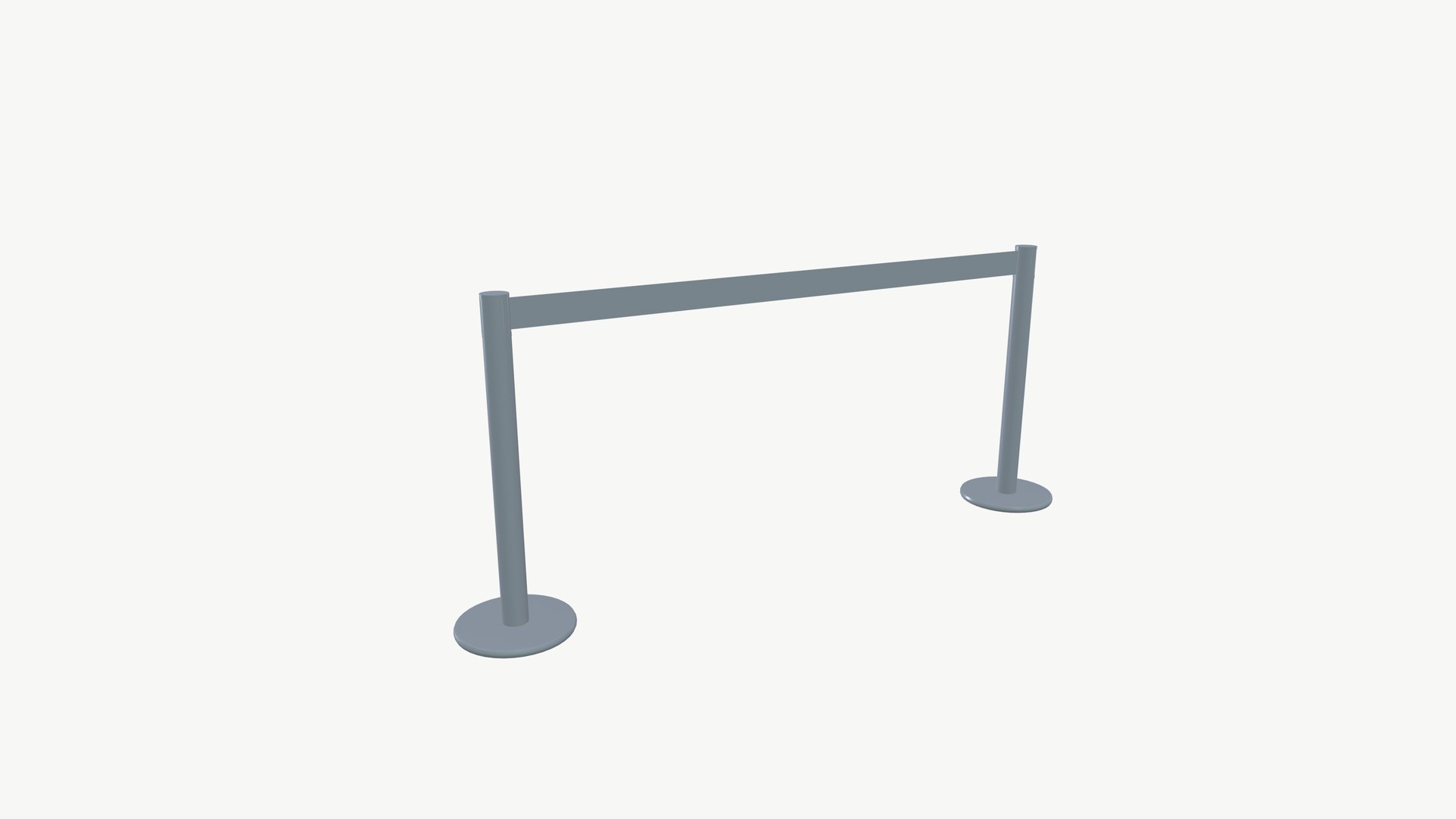 3D Steel Barricade Model - TurboSquid 2258092