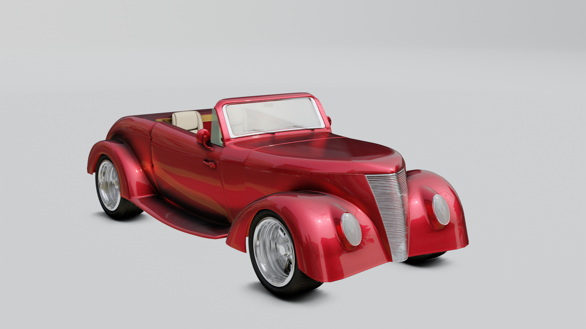 3D Vintage Retro Car - TurboSquid 1667657