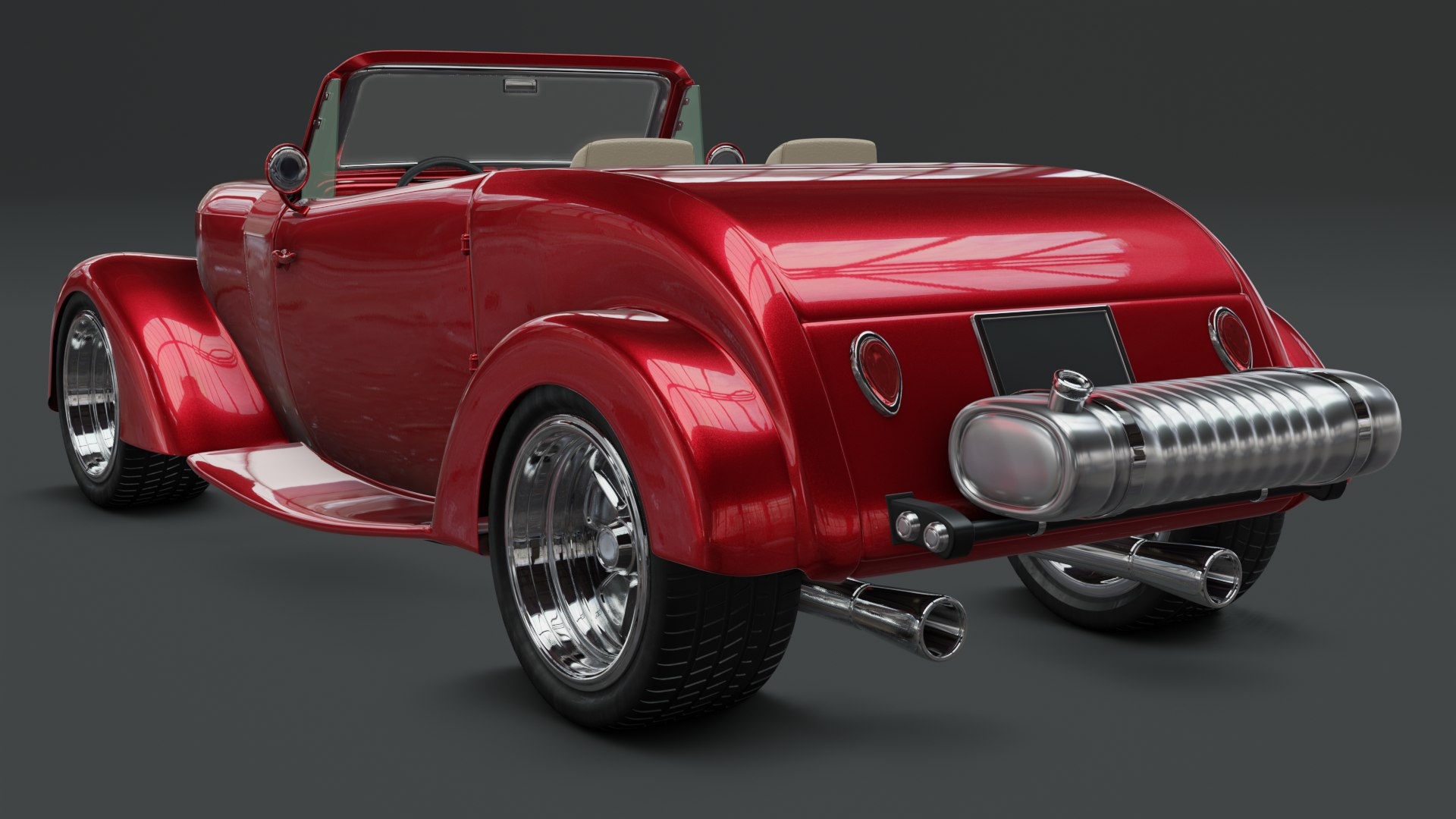 3D Vintage Retro Car - TurboSquid 1667657