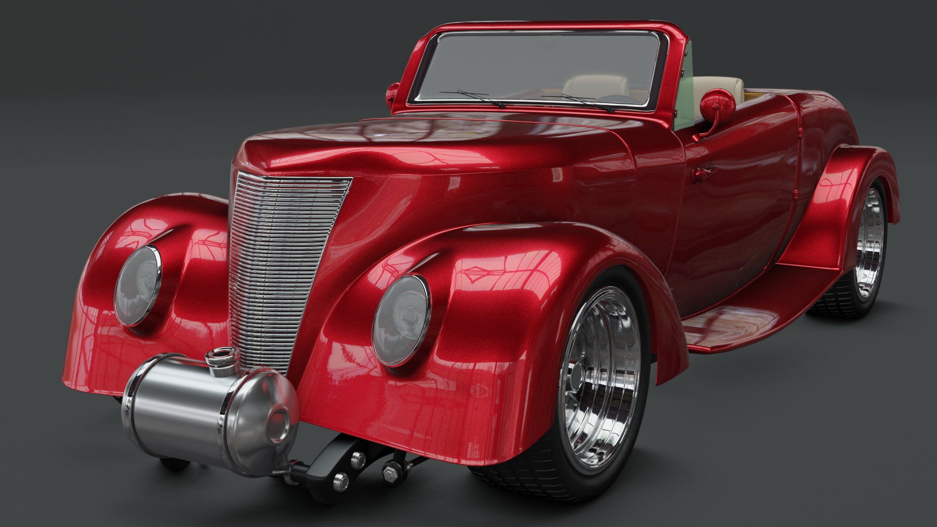 3D Vintage Retro Car - TurboSquid 1667657