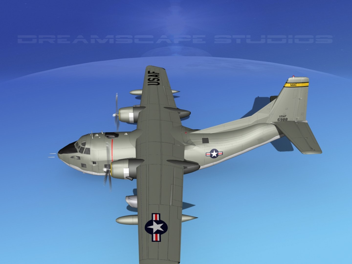 Aircraft Fairchild C-123 Provider Model - TurboSquid 1307879