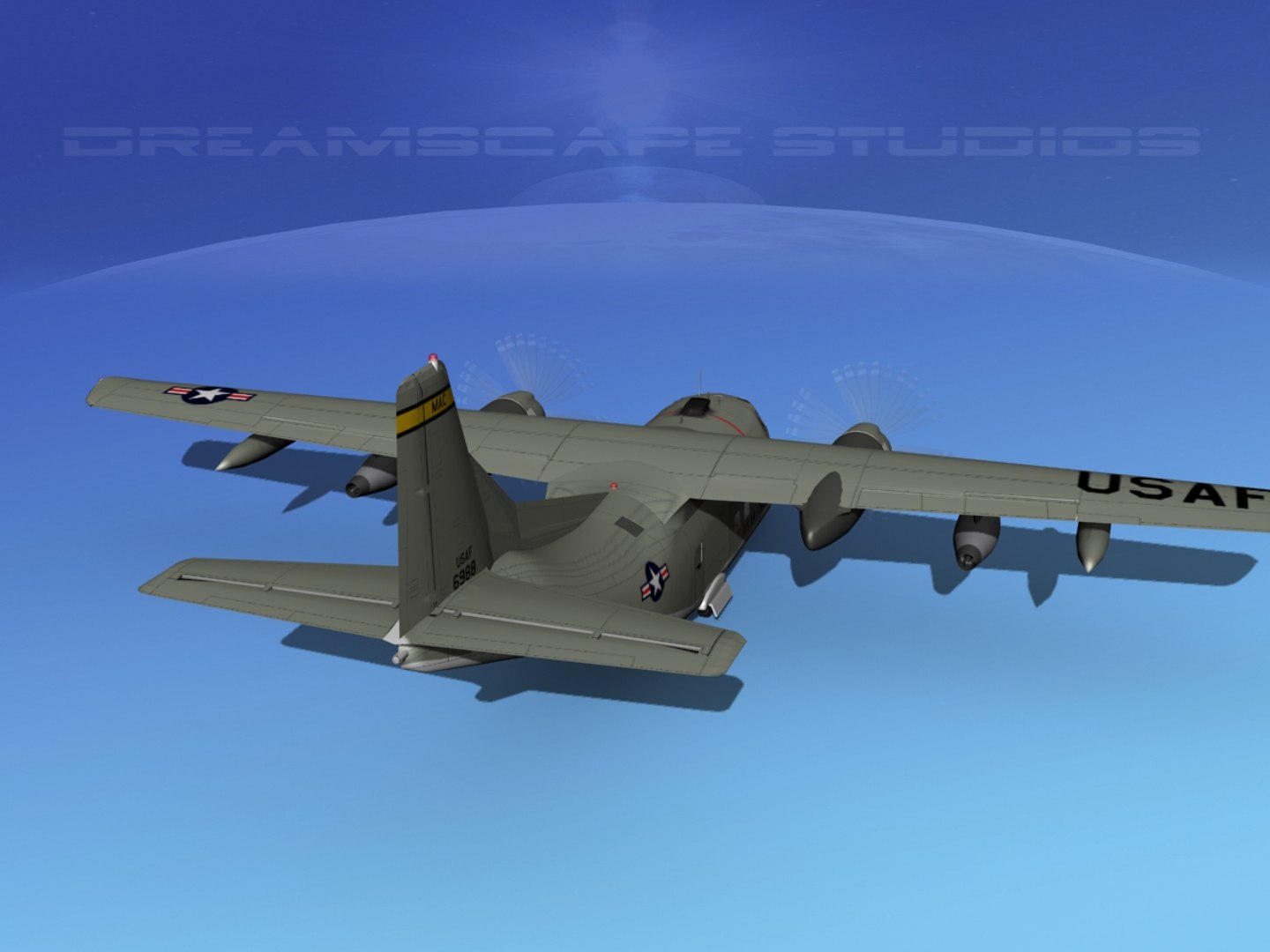 Aircraft Fairchild C-123 Provider Model - TurboSquid 1307879