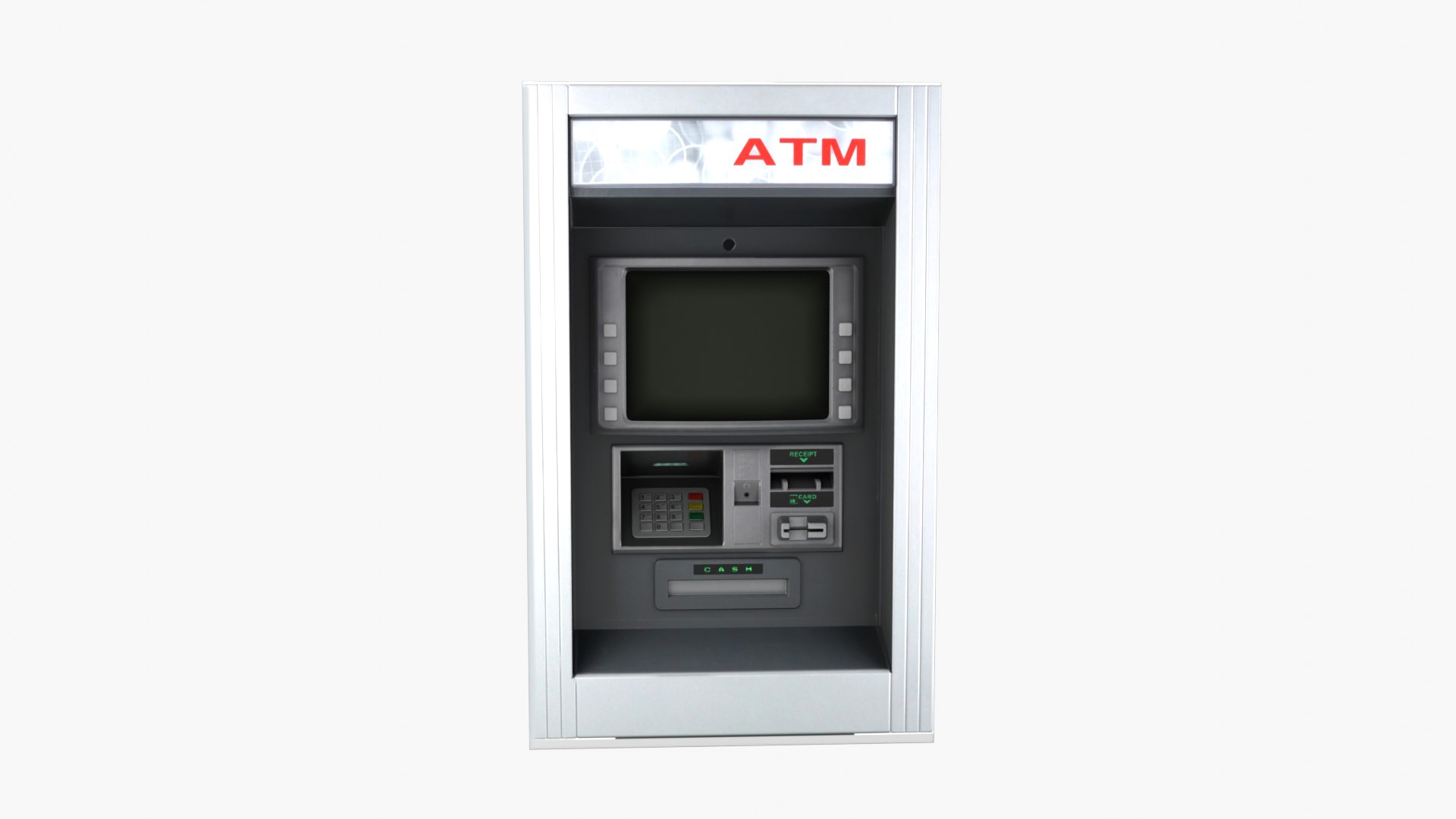 ATM Wall Mount 3D - TurboSquid 2244167
