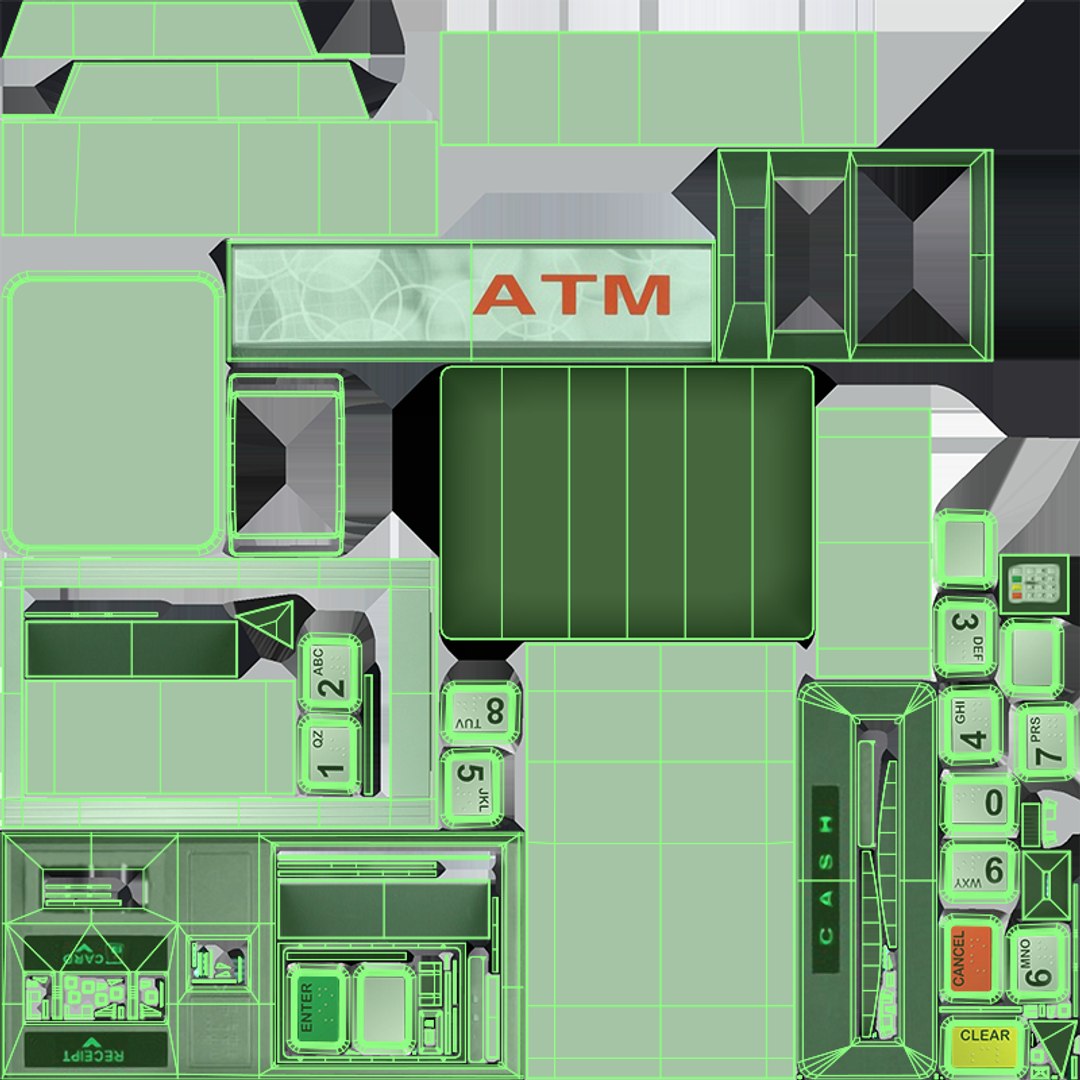 ATM Wall Mount 3D - TurboSquid 2244167