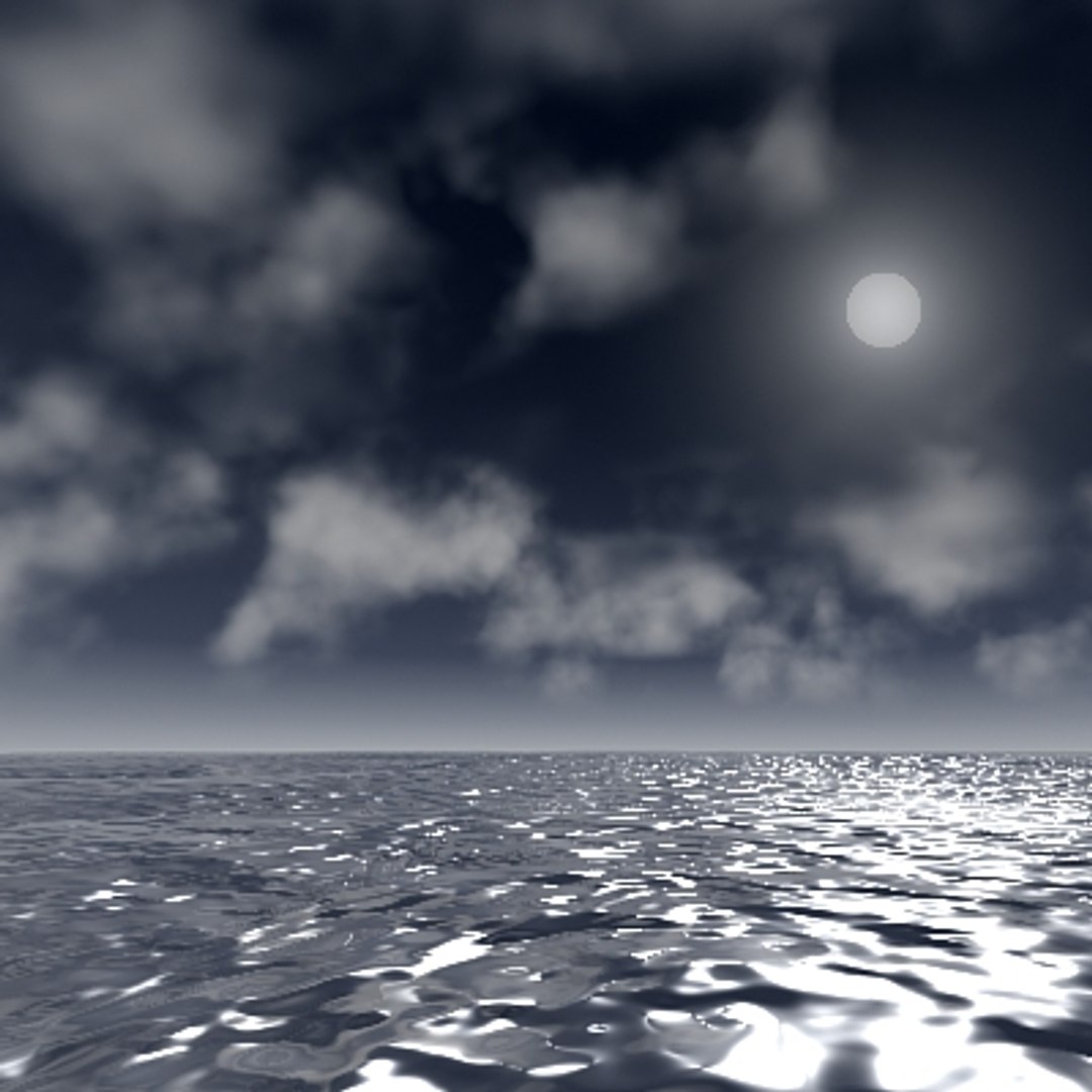 Max Ocean Night Scene